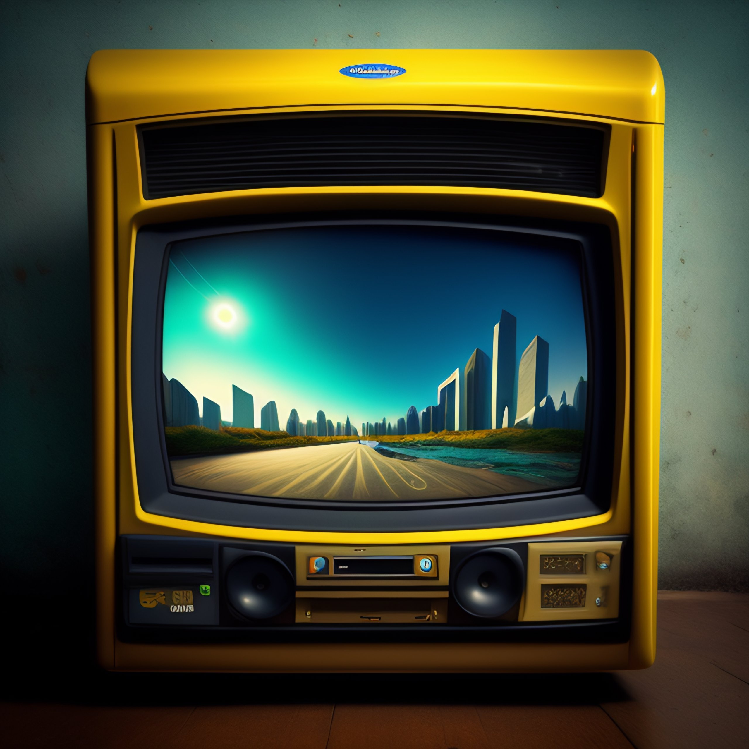 Lexica - Street art decontracted TV cool pc old school