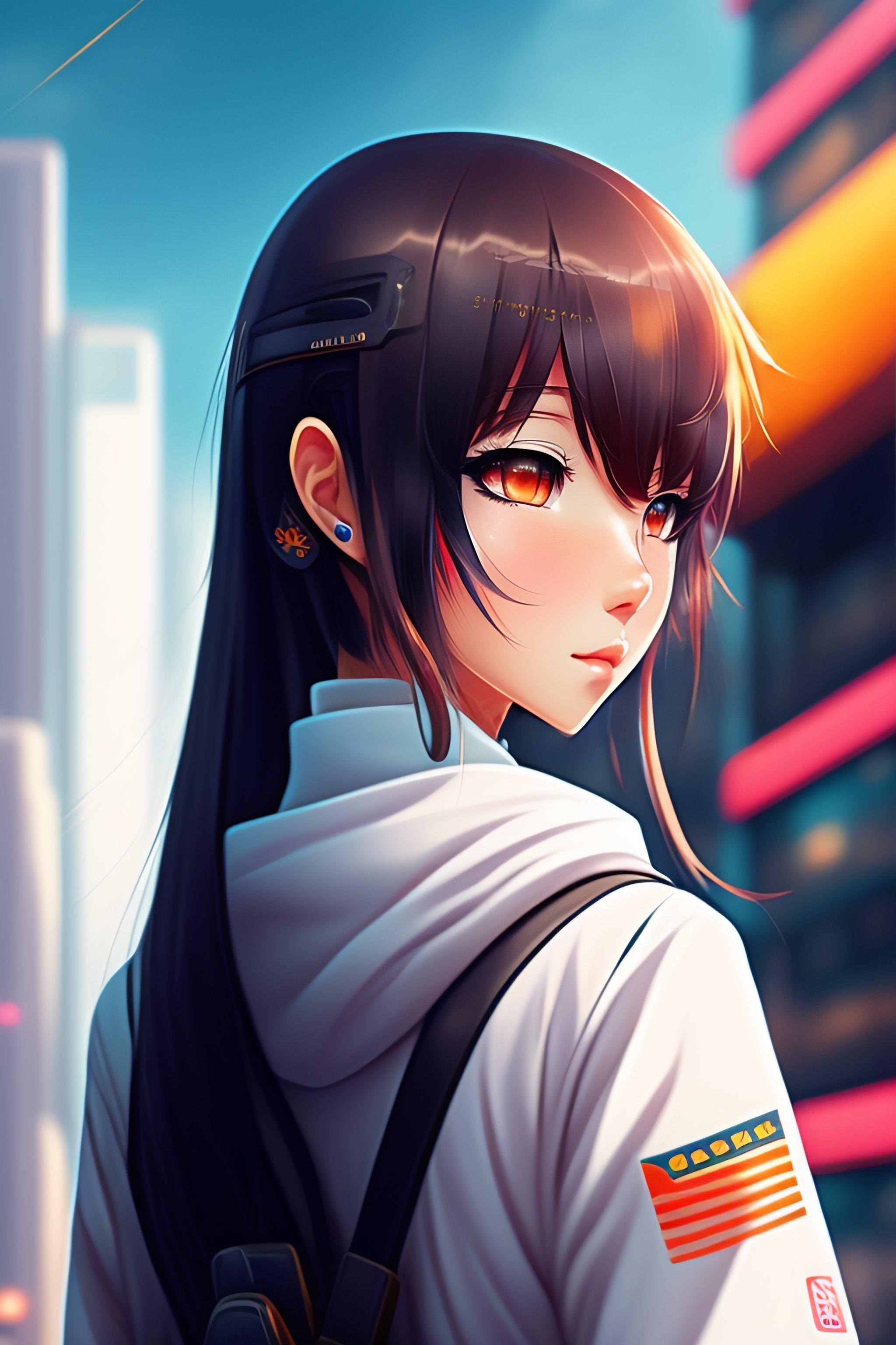 Lexica - Rsh-12, anime girl, concept art, highly detailed, sharp focus ...