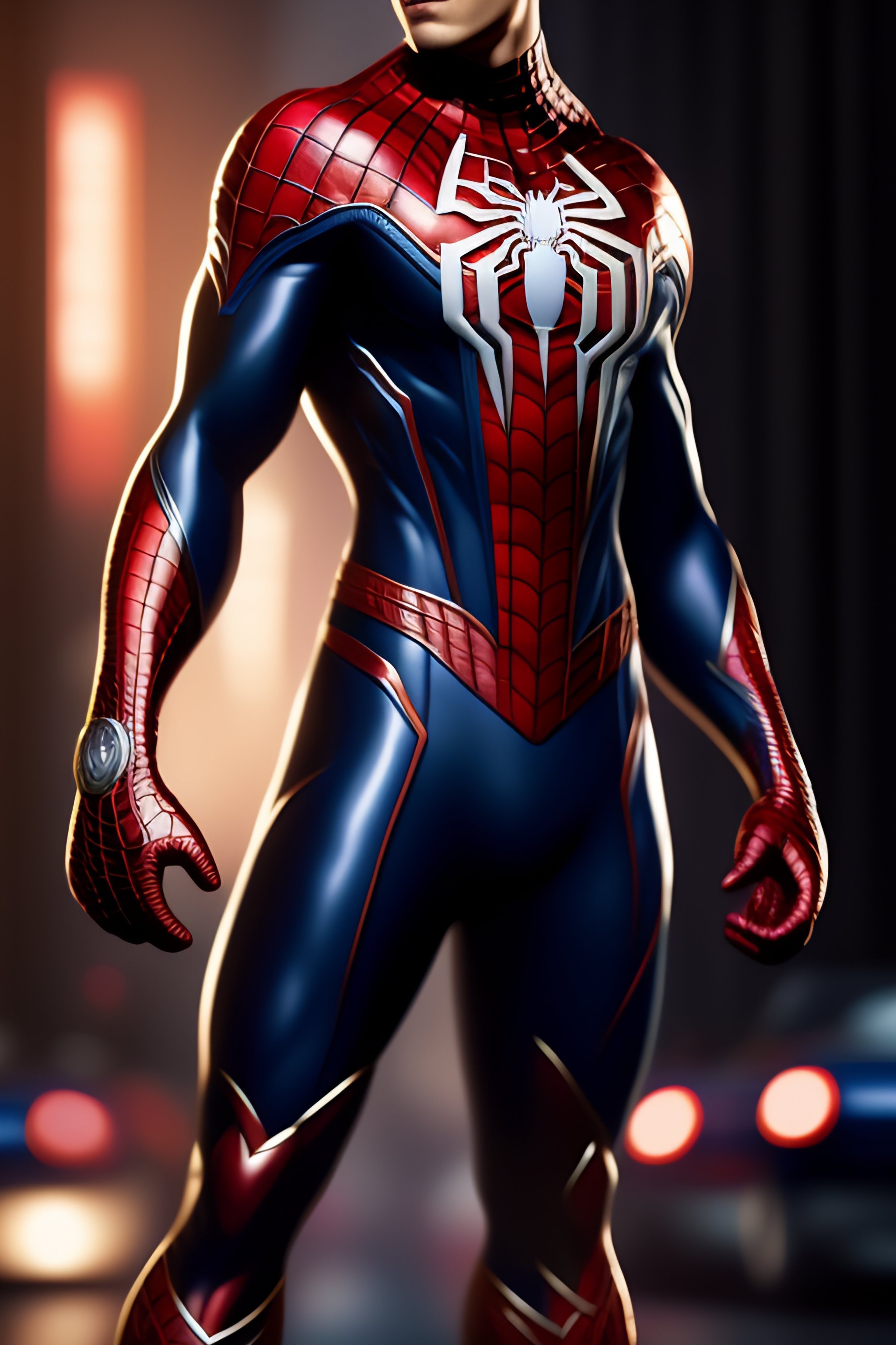 Lexica - Spider man art, highly detailed, complete body composition ...