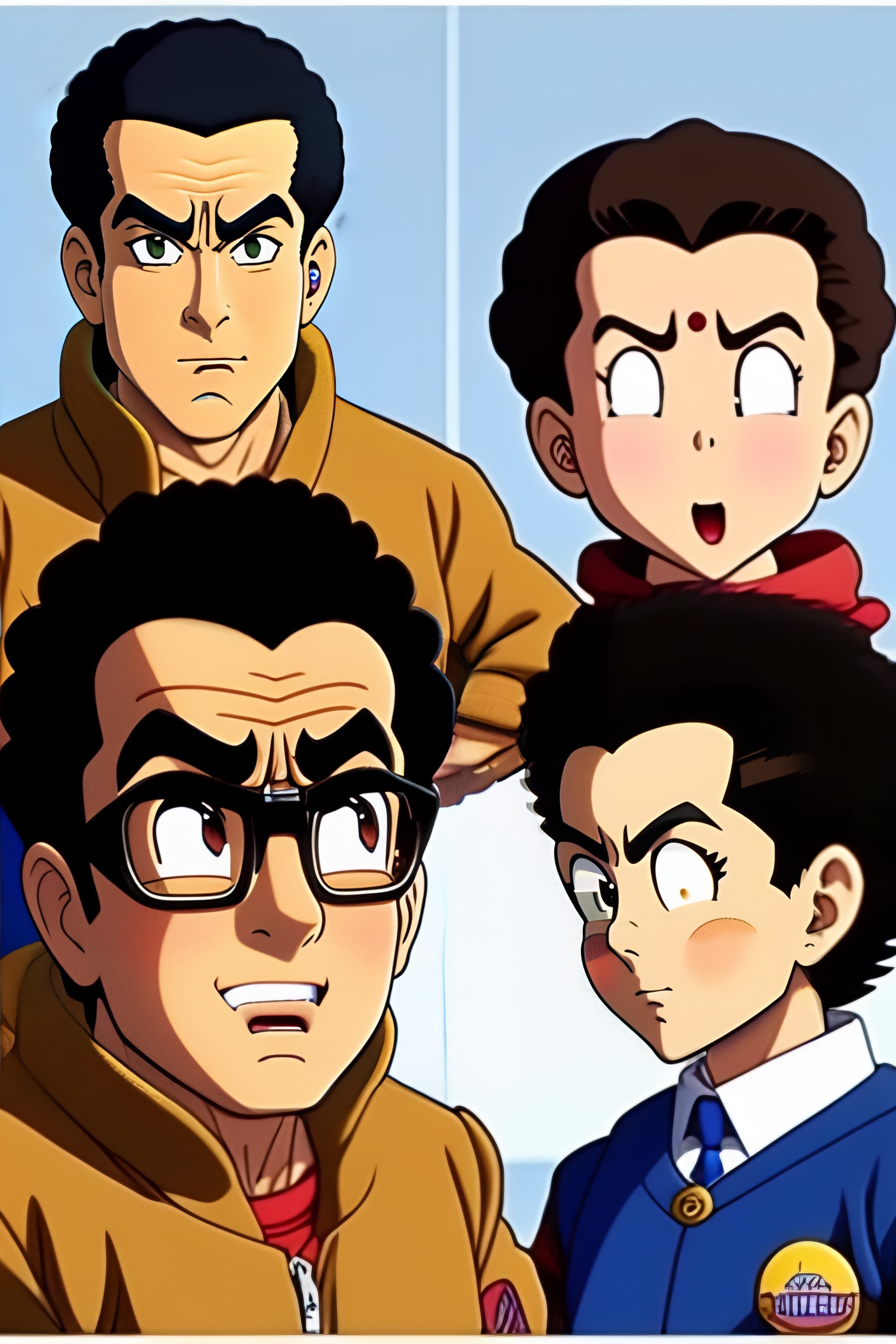 Lexica - Seinfeld characters in the anime style of Akira Toriyama.