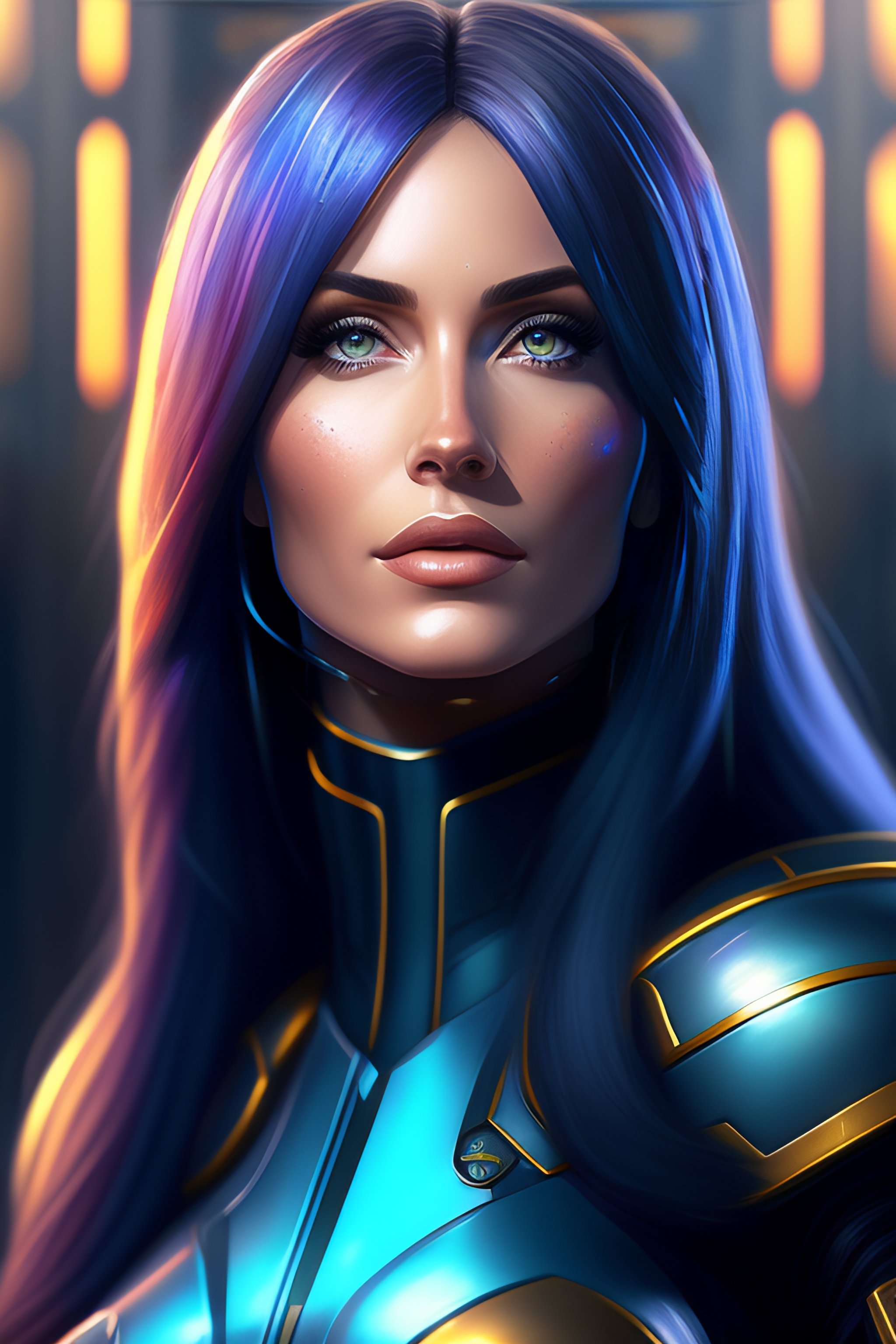 Lexica - Portrait of , cortana, highly detailed, digital painting ...