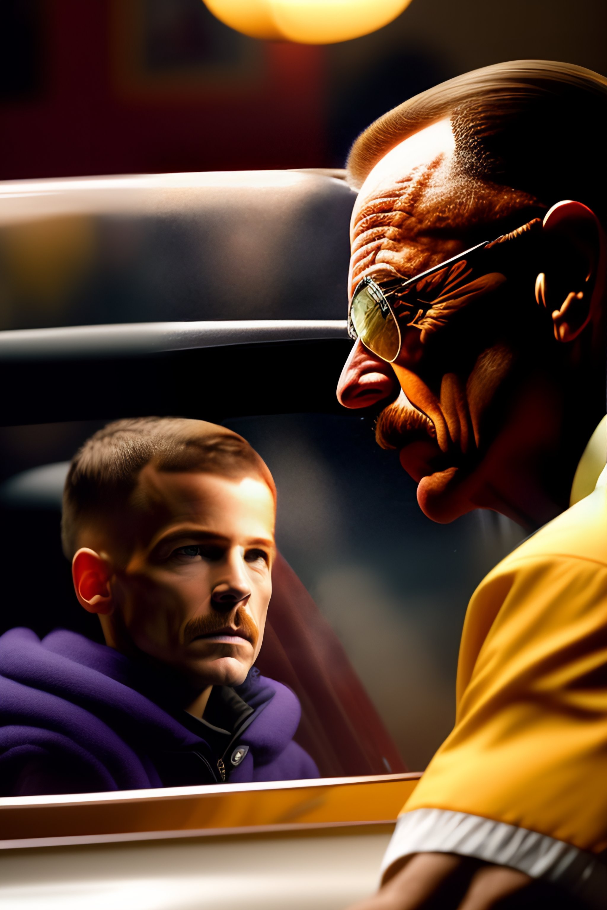 Lexica - Walter white slapping jessie