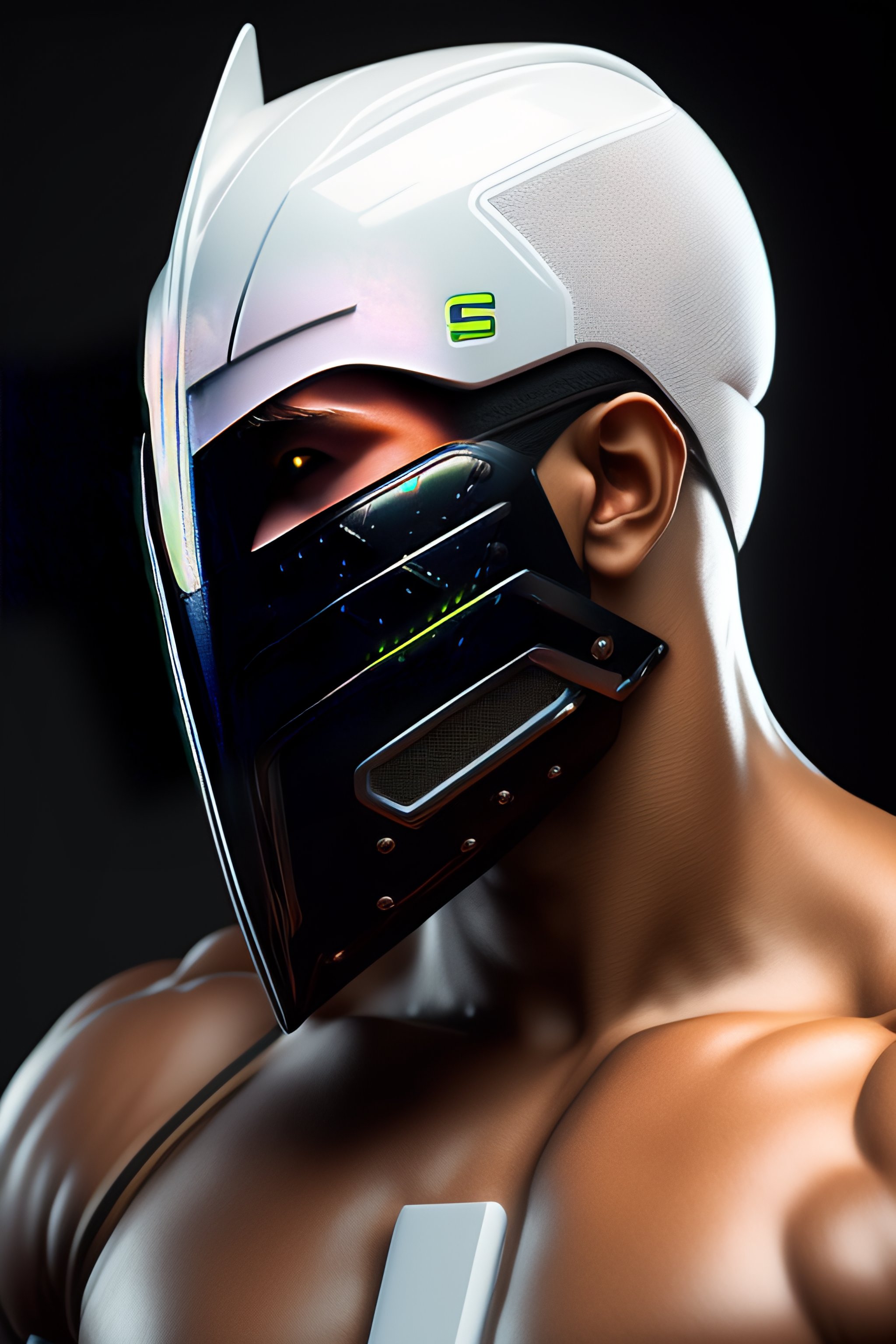 Lexica - Cyberpunk 2077 mask man white