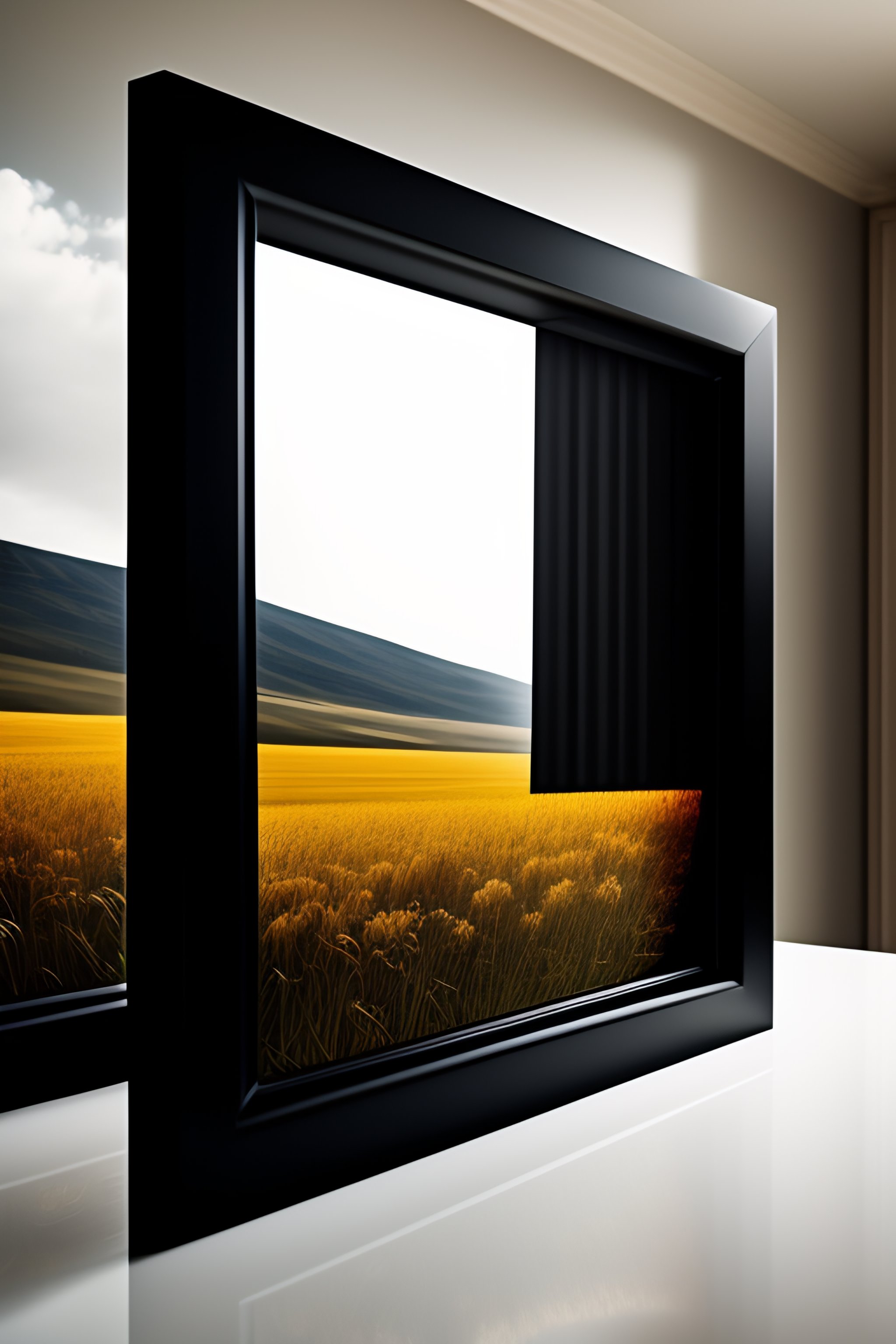 Lexica - Intense black sheet of paper filling the whole frame