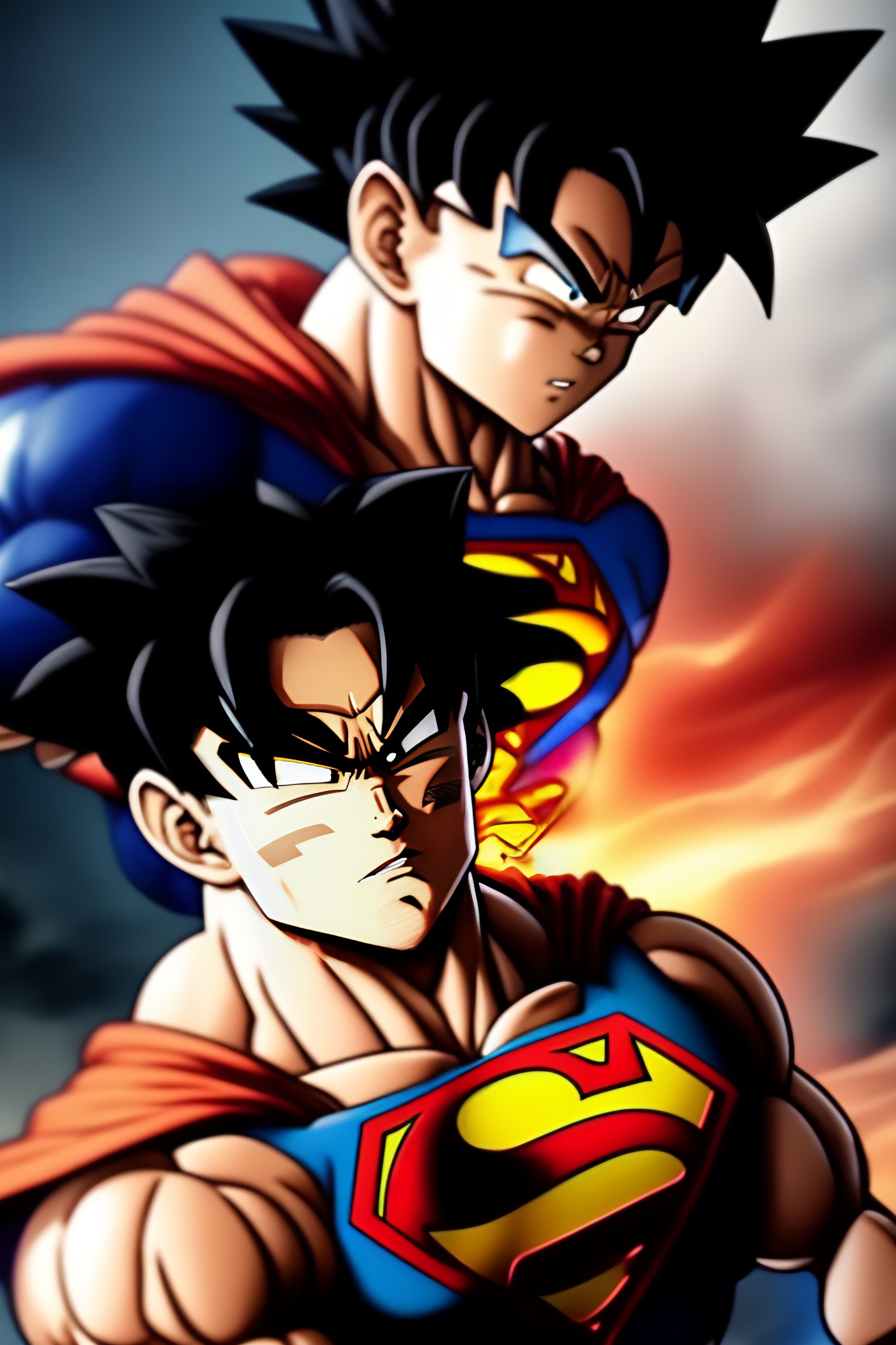 Goku And Superman Vs God