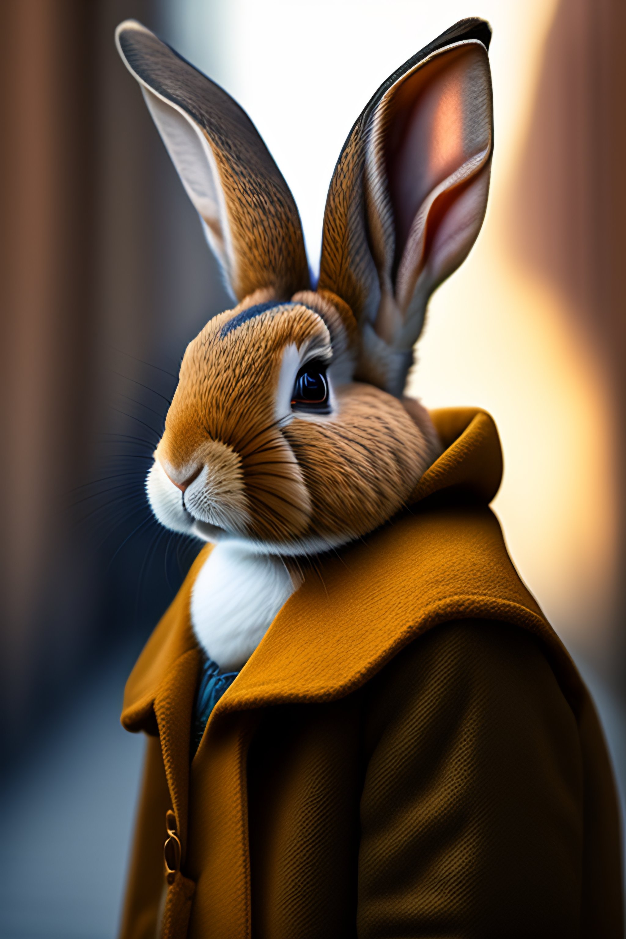 Lexica - A rabbit in a Colombia coat