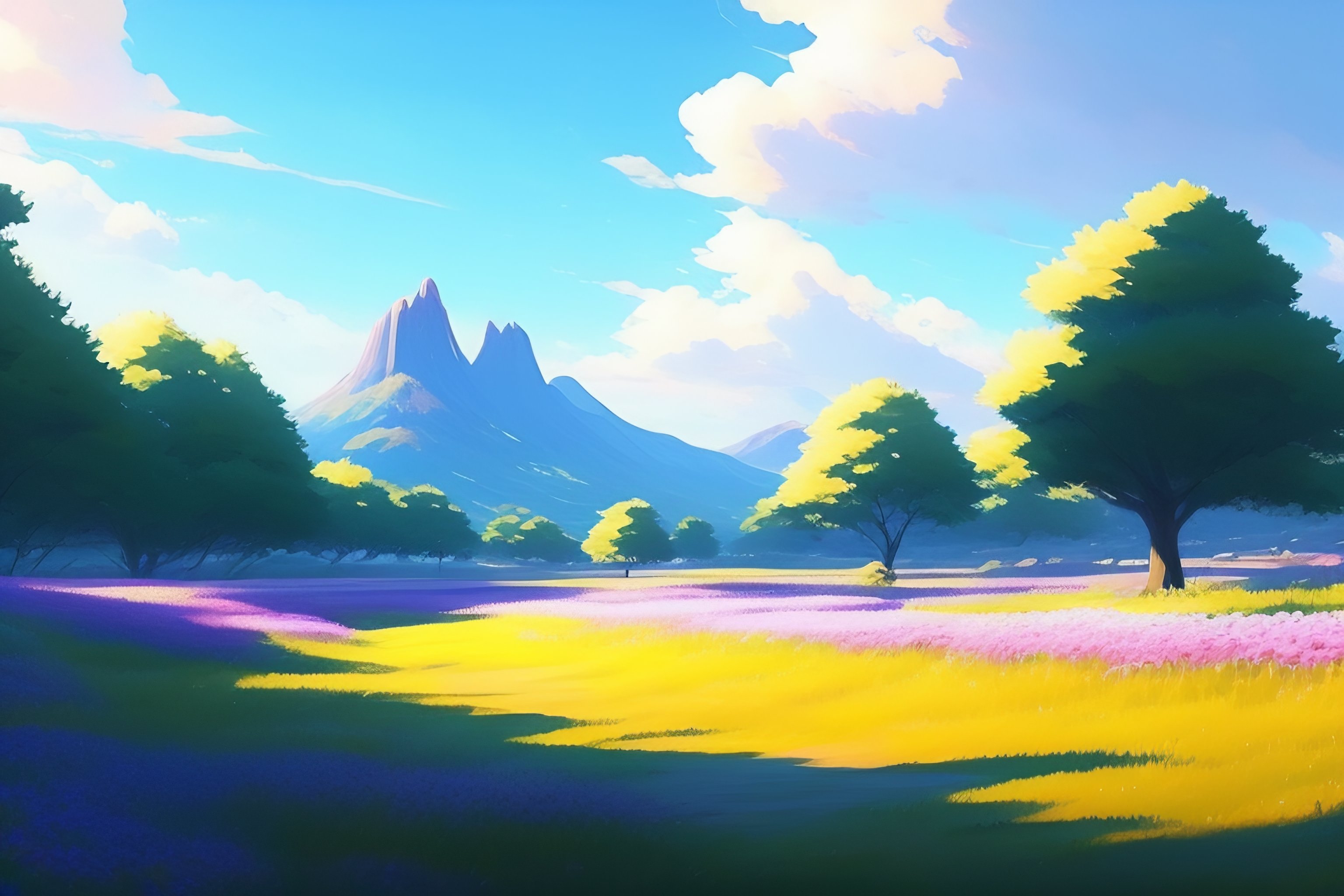 Lexica - Realist by makoto shinkai beauty of a summer day. the sky is a ...