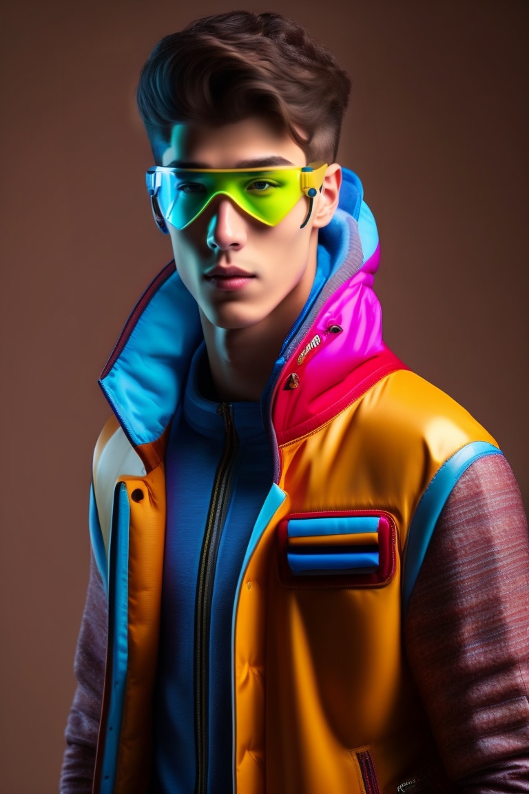 Lexica - Futurestic boy age 20, cool boy, cold inwarment, alone walking ...