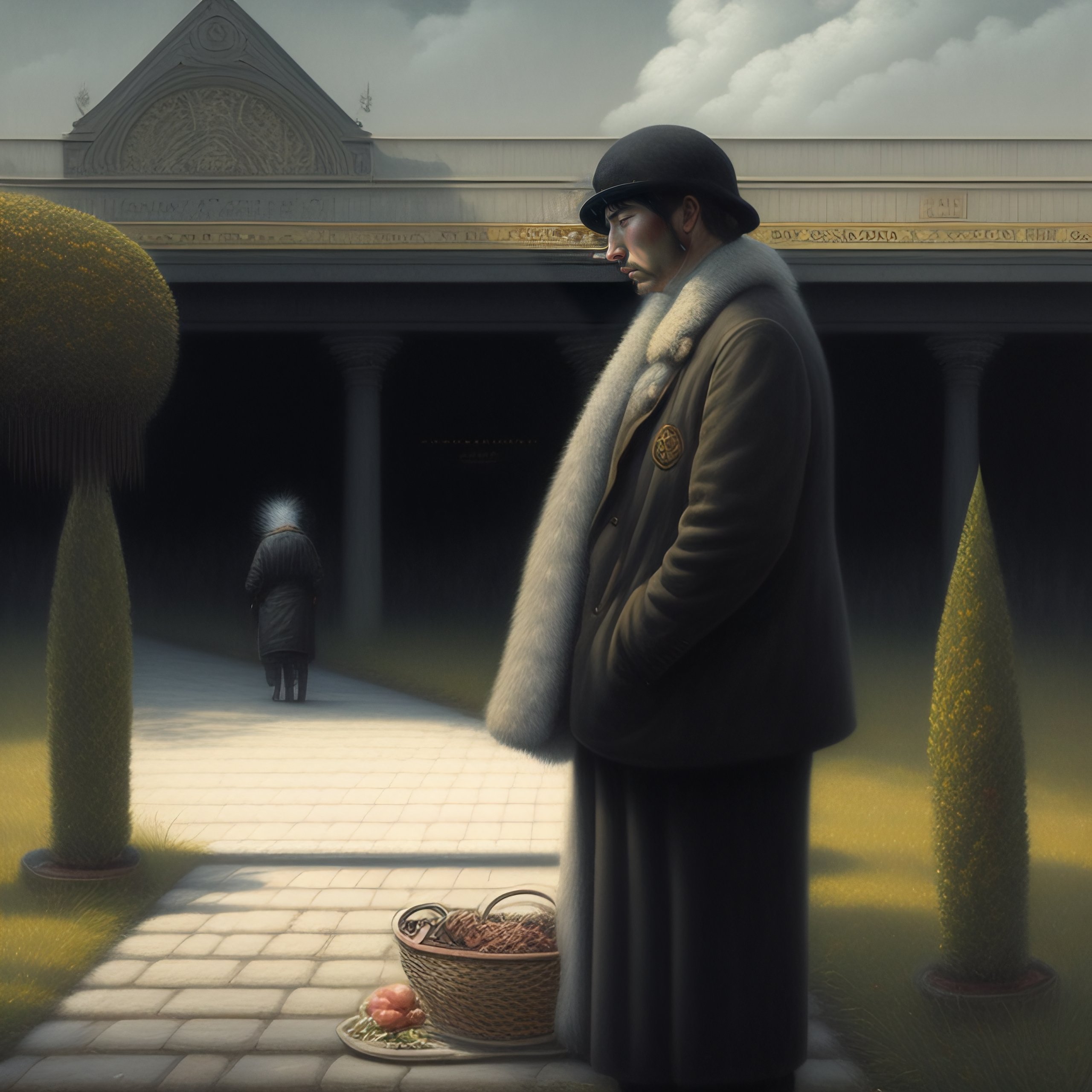 Lexica - A realistic detailed painting of a masochist suffering in ...