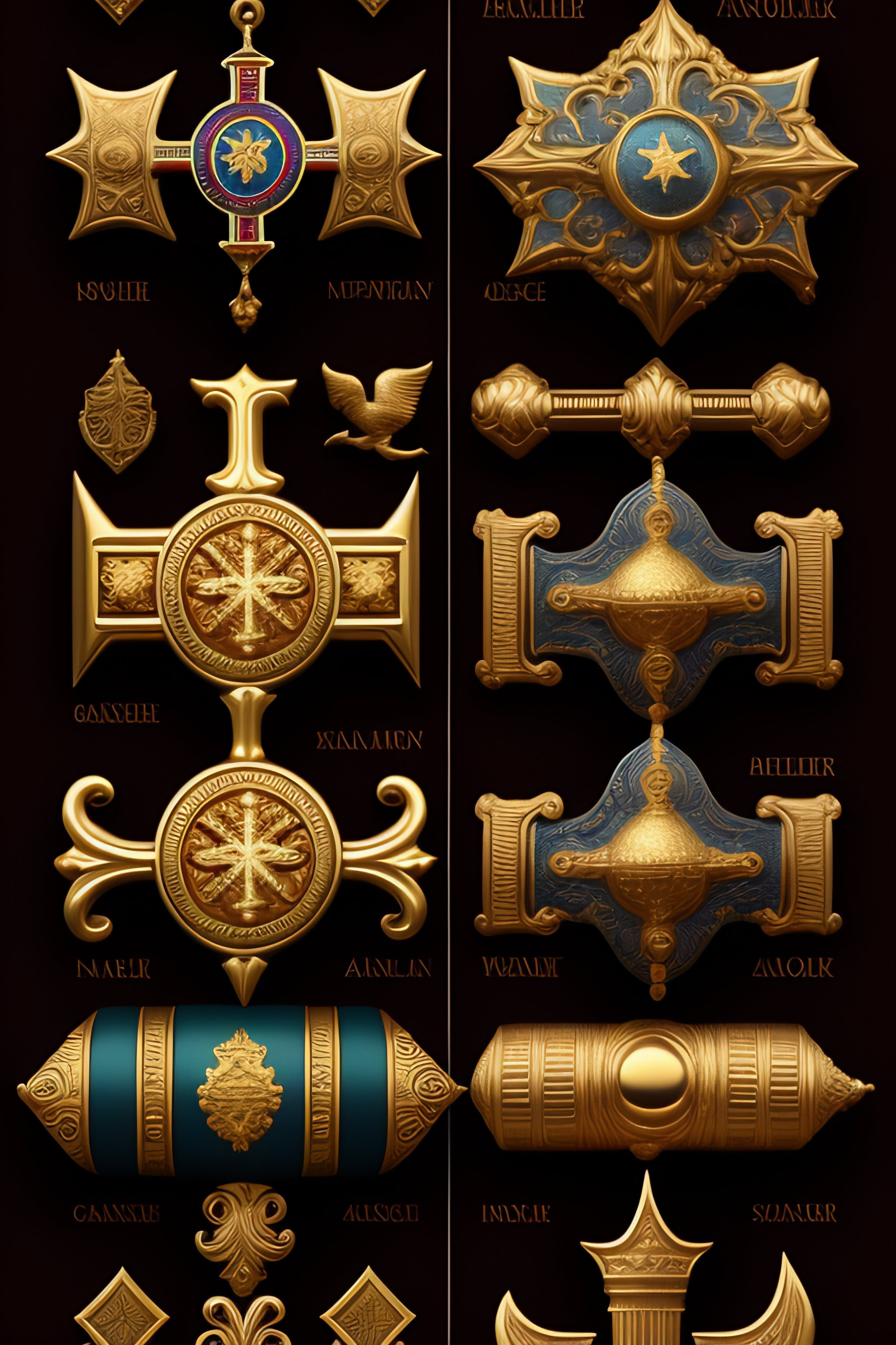 Lexica - Vatican keys within a key in high resolution