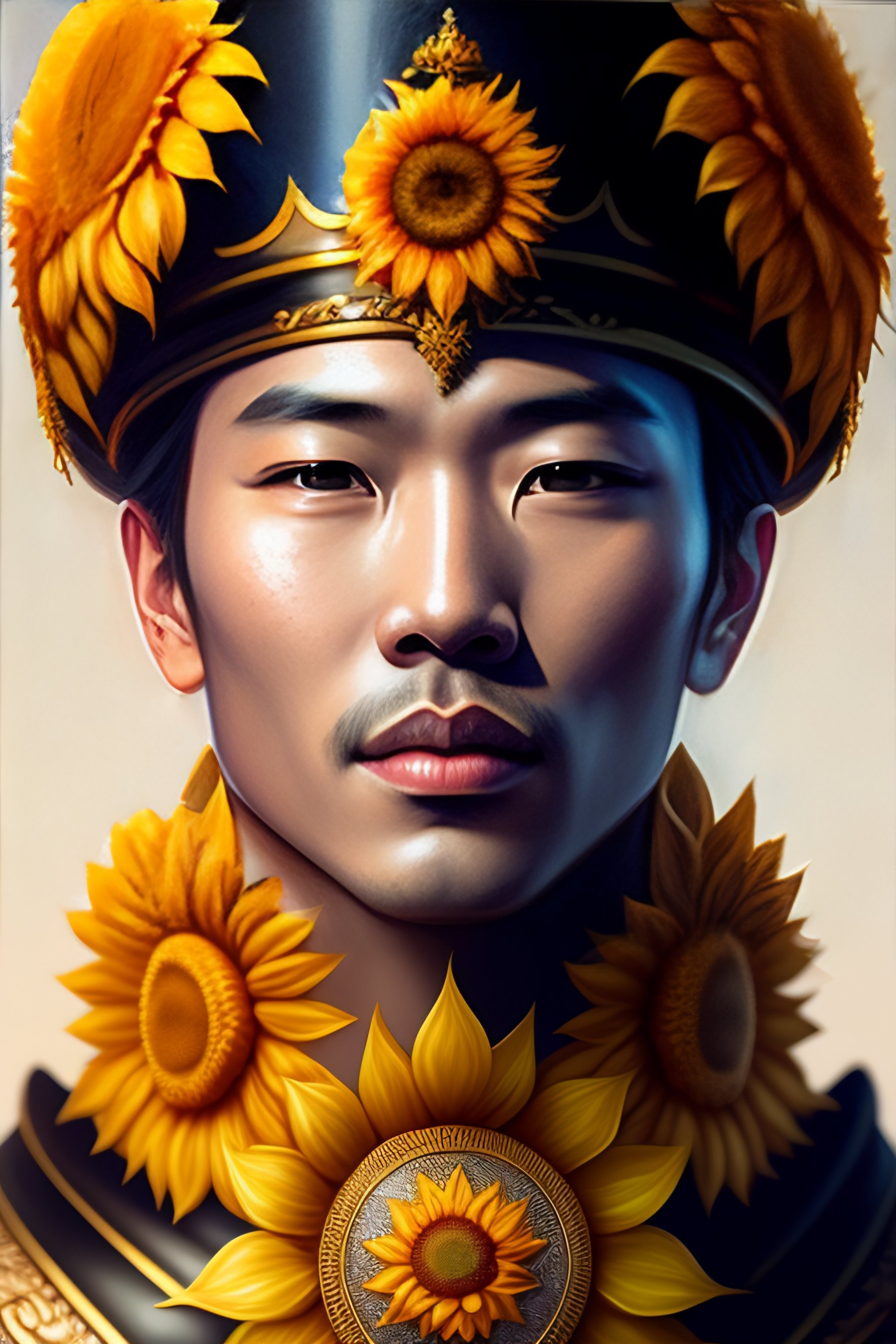 Lexica - Digital art, centered full body of Putin smiling king ...