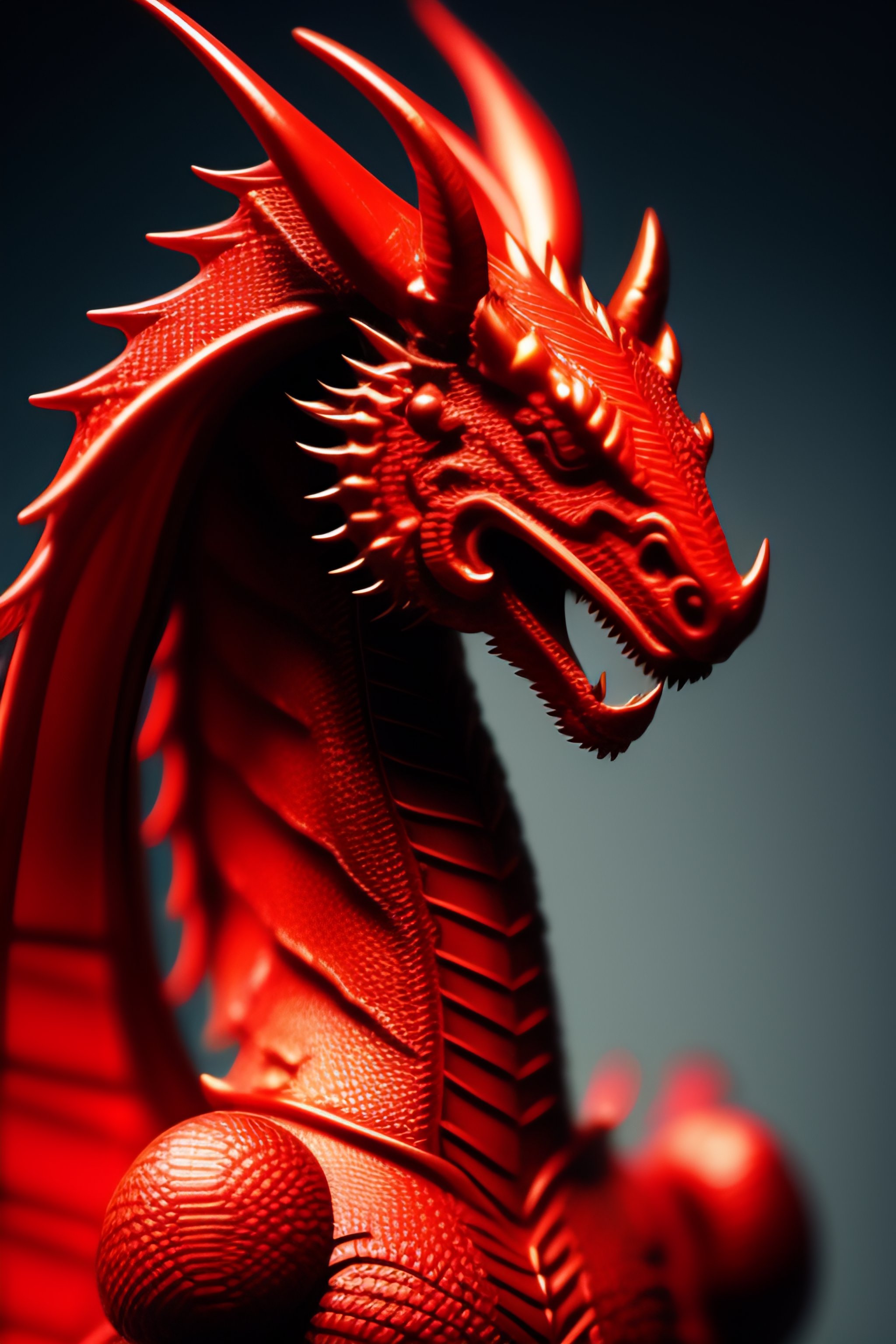 Lexica - Humanoid red dragon