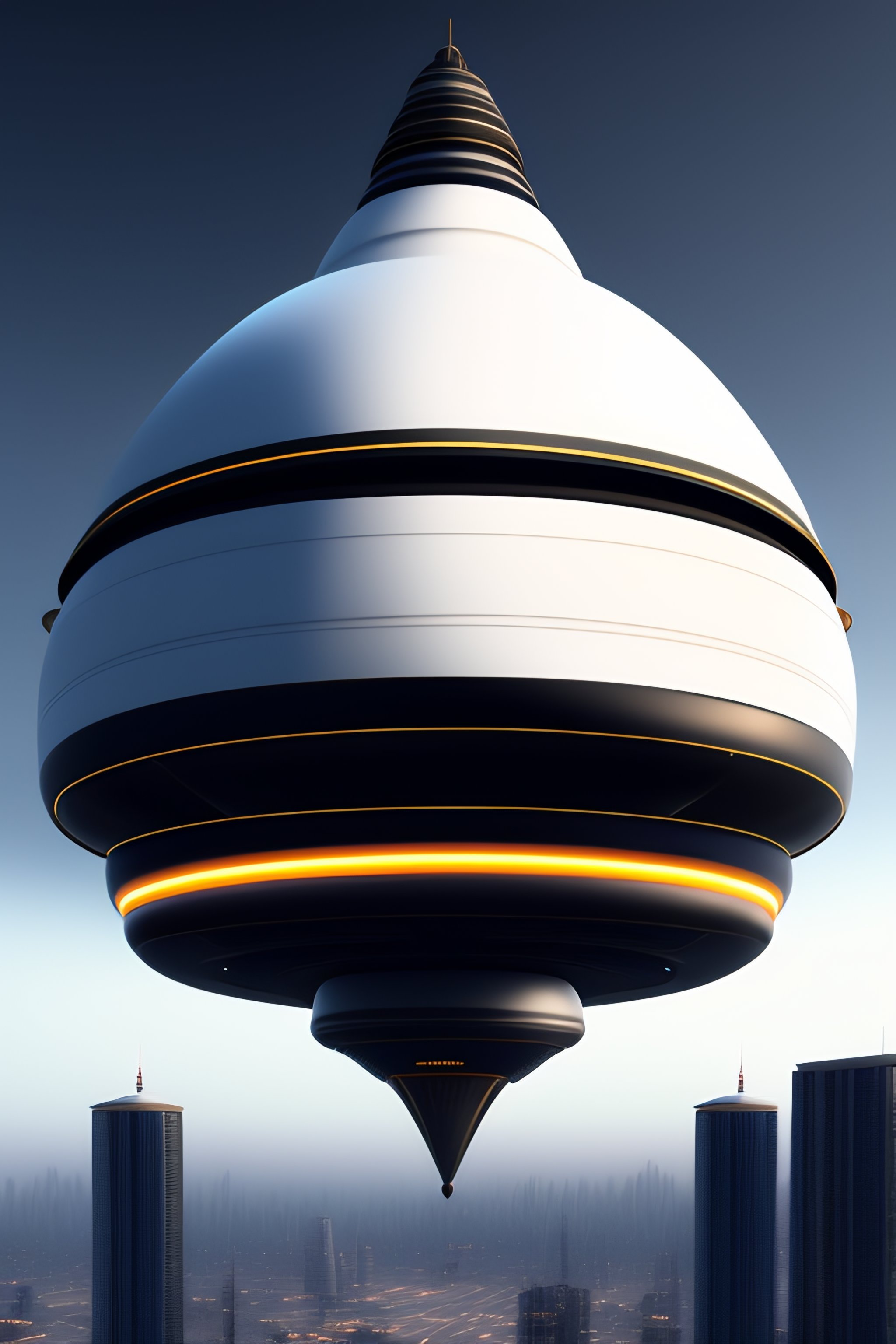 Lexica - A UFO, renderwidth : 8 3 2 height : 1 0 8 8,, cyberpunk, white ...
