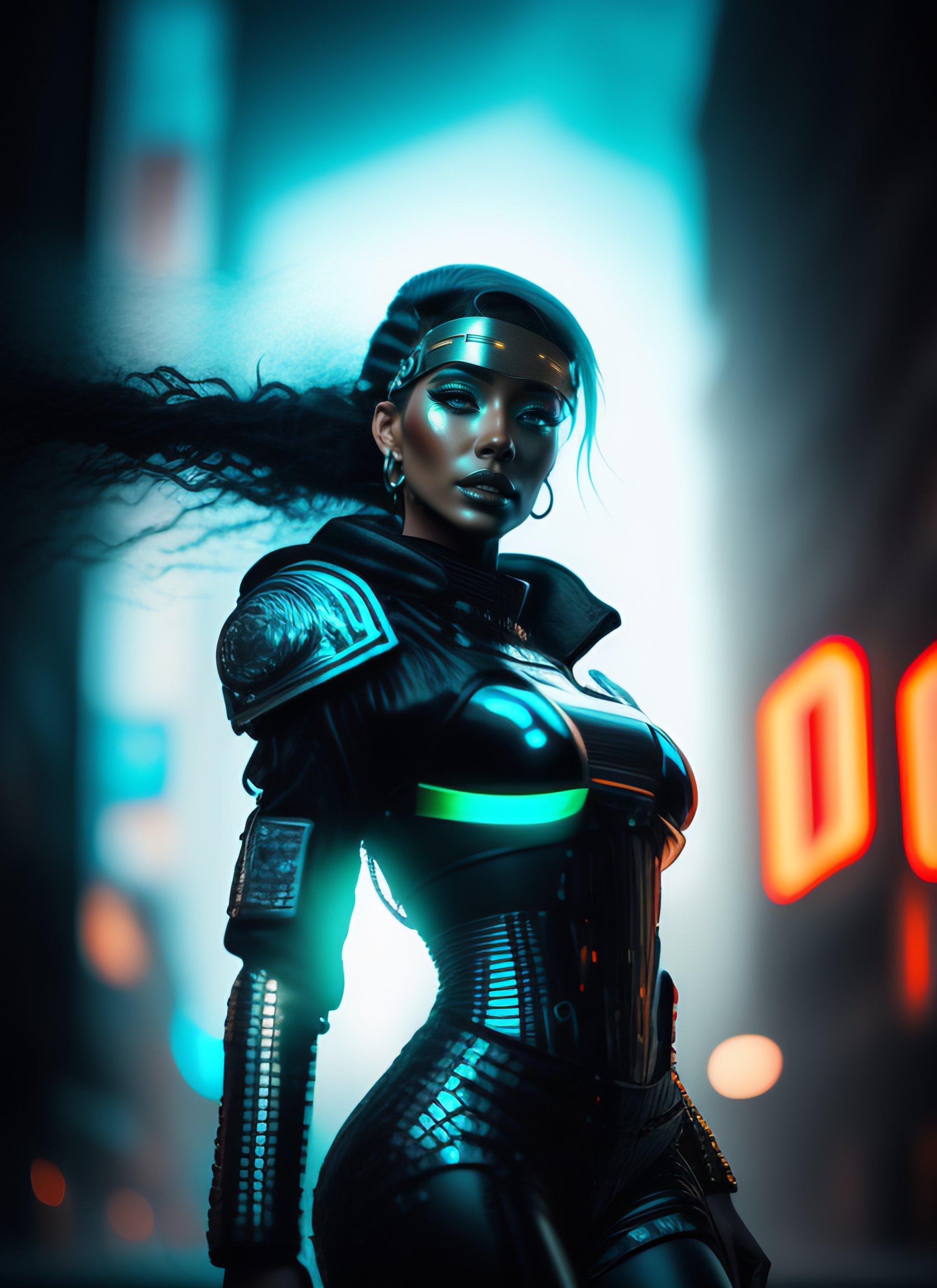 Lexica - Hologram of a dancing female cyborg, metropolis, cyber punk ...