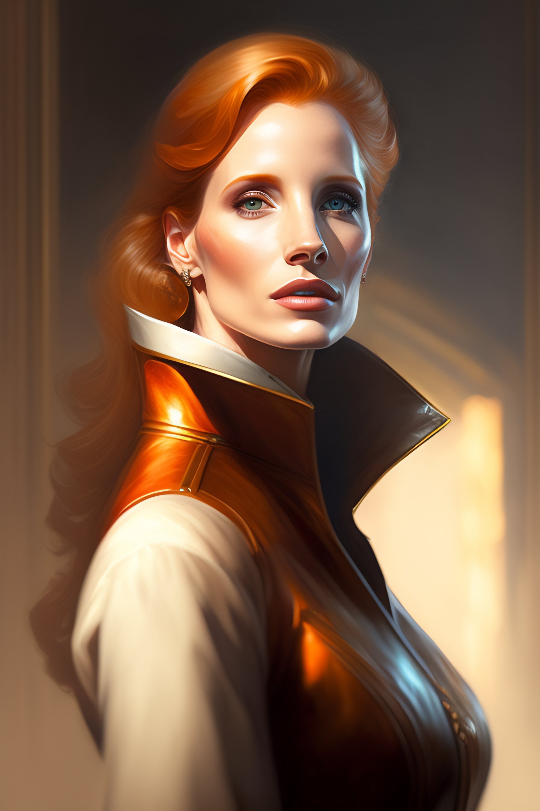 Lexica - Portrait Jessica Chastain as Sherlock Holmes, highly detailed ...