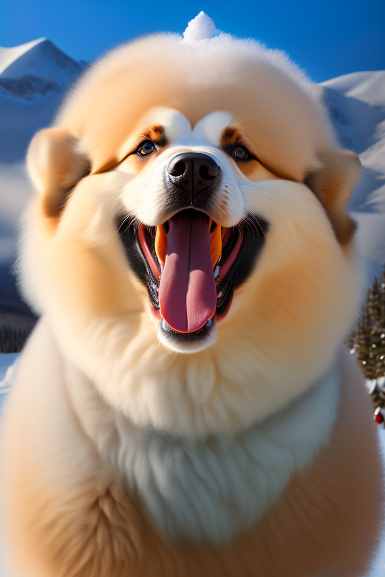 Lexica - An happy eskimo lookin into camera in amazement, smiling