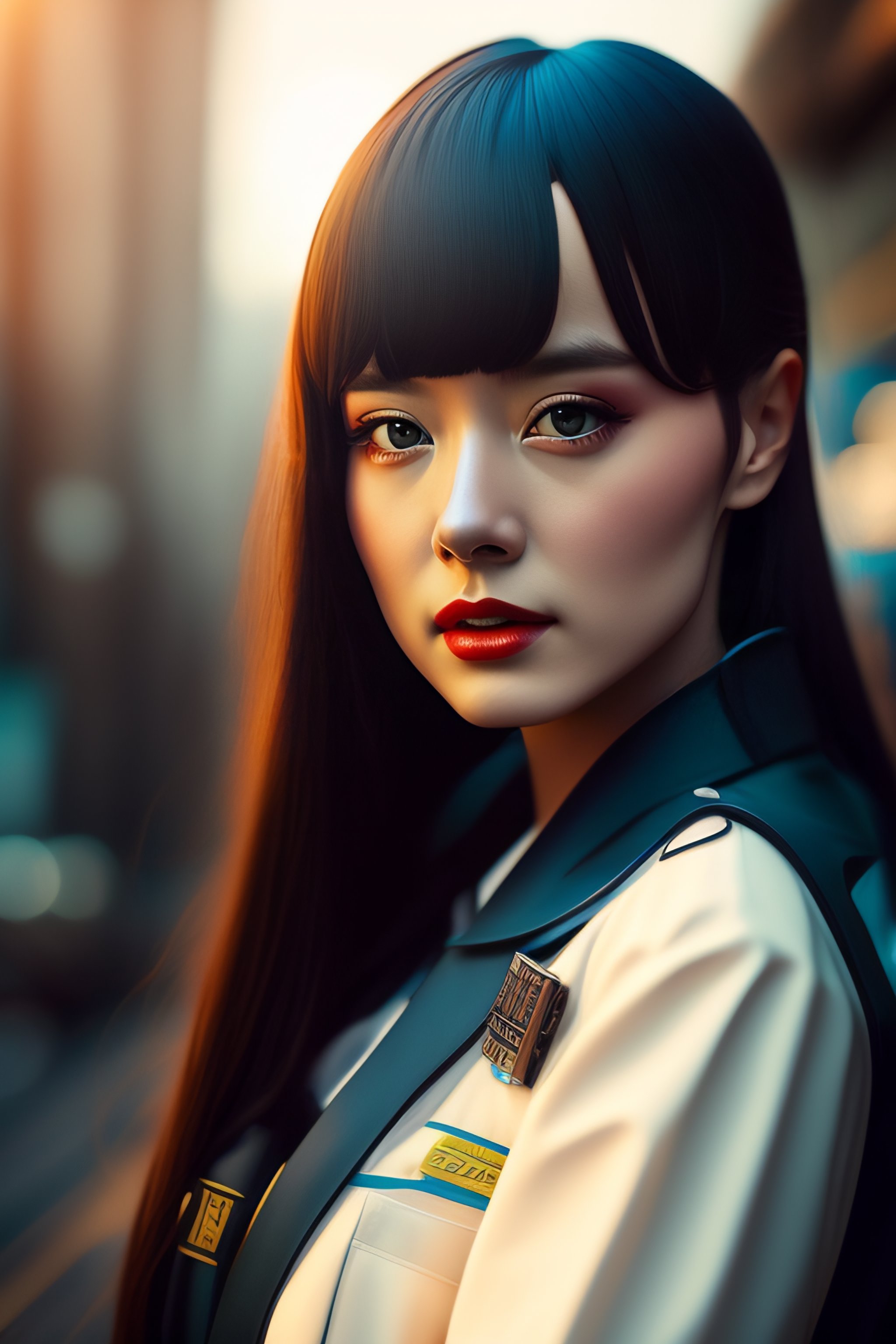 Lexica - Photoreal, cosplay, Cosplayer, cyber punk, Kanna Hashimoto ...