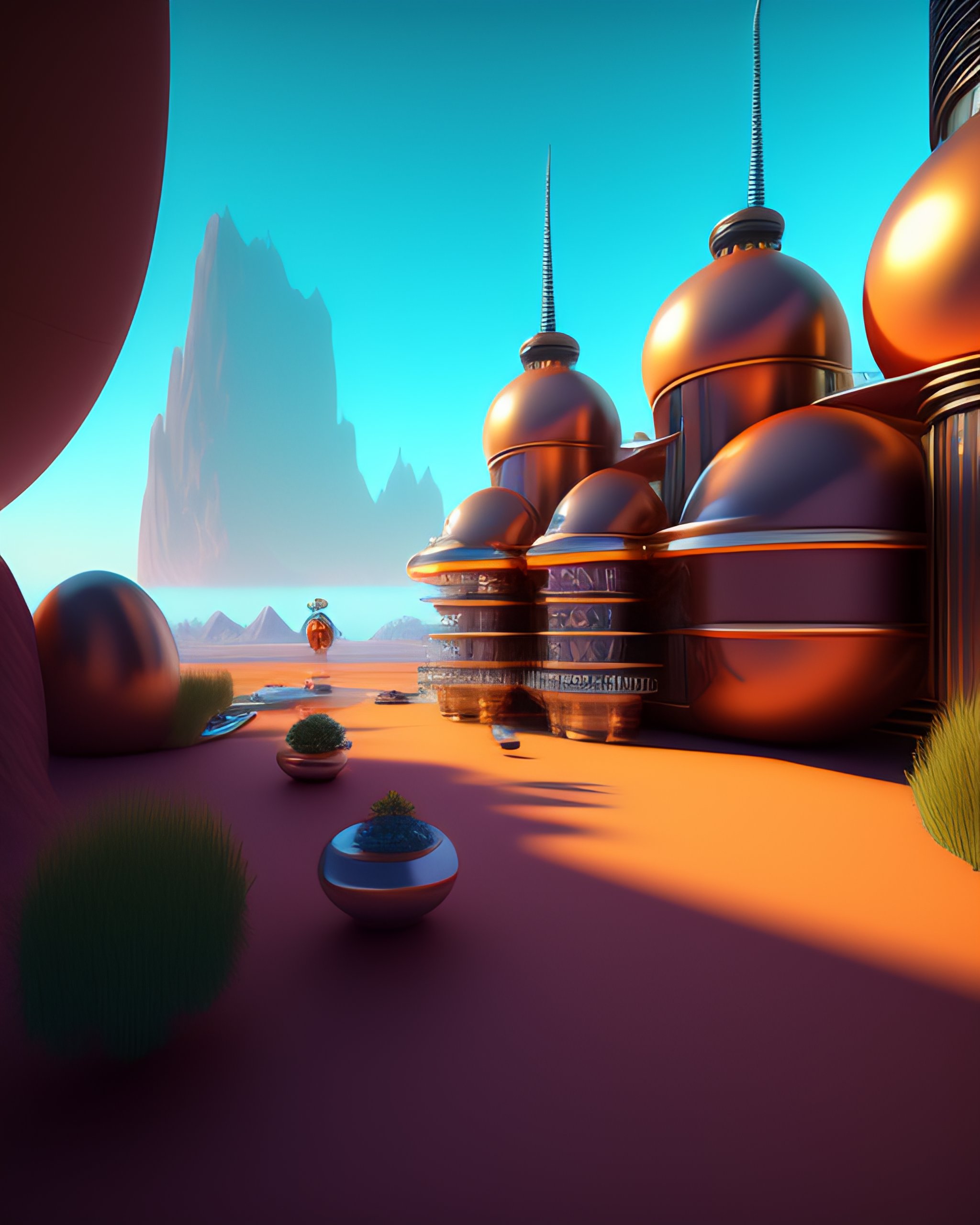 Lexica - Highly detailed surreal portrait of a handsome humanoid mad ...