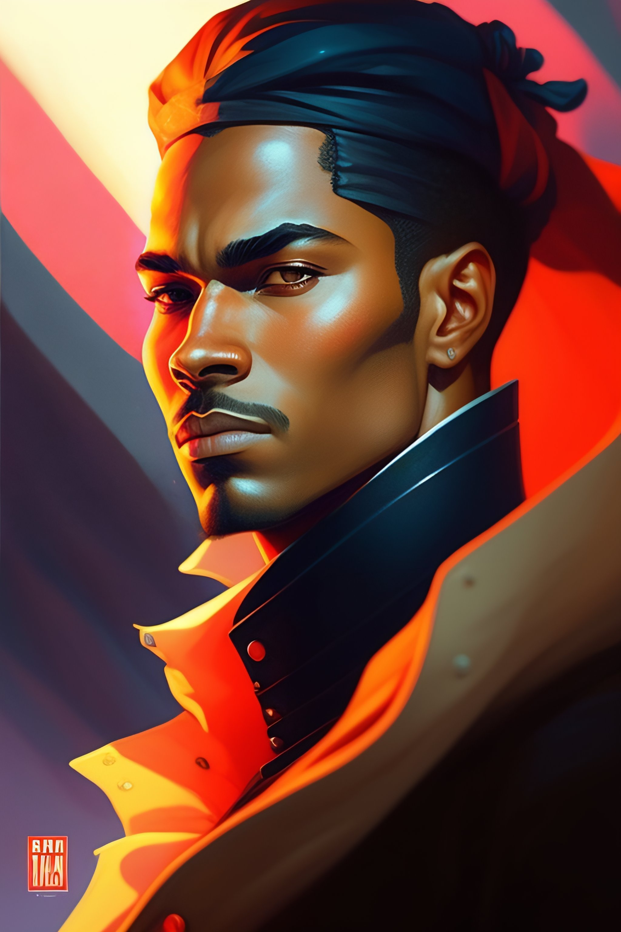 Lexica - French revolutionary darobal, stoic look on his face, heroic ...