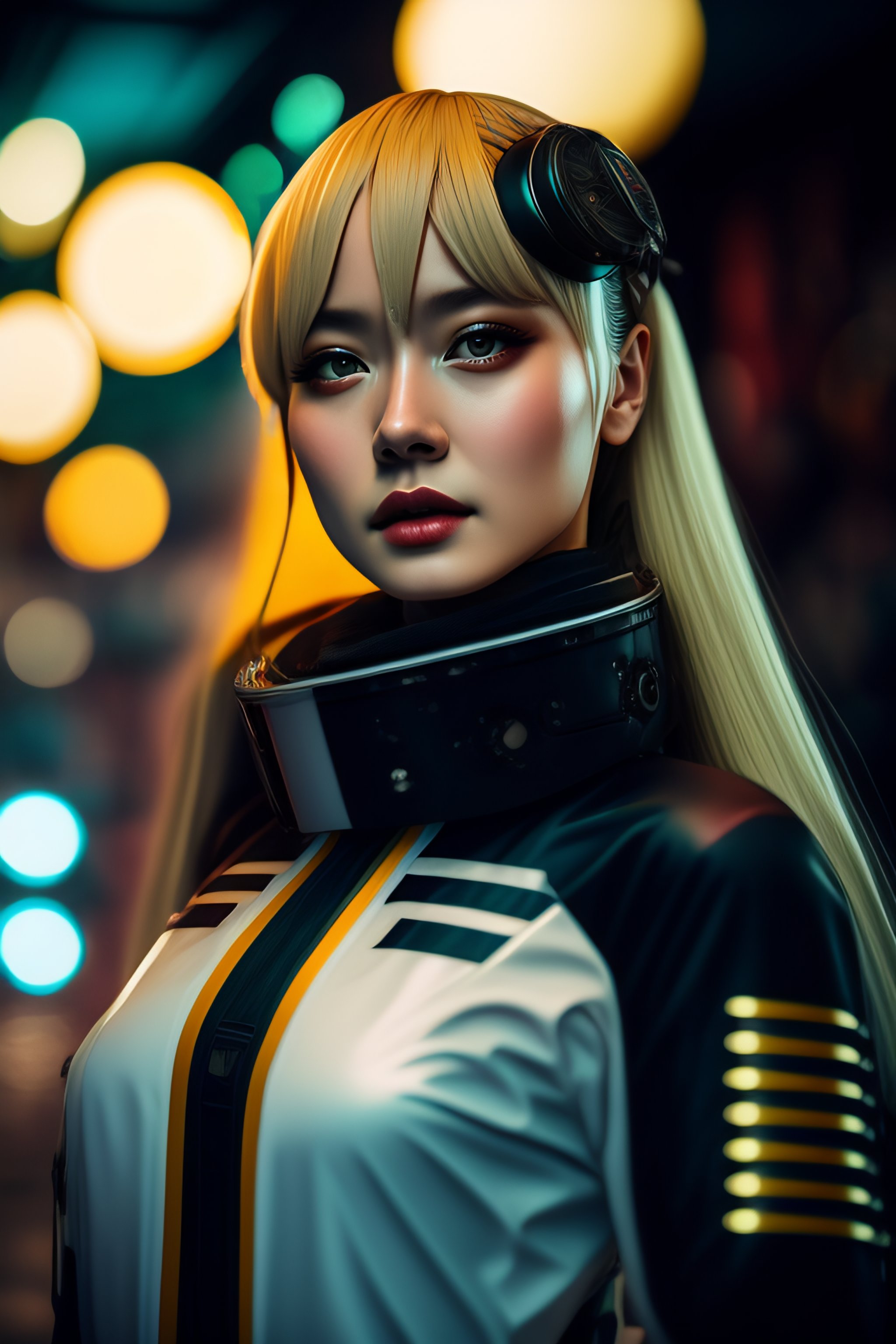 Lexica - Photoreal, cosplay, Cosplayer, cyber punk, Kanna Hashimoto ...