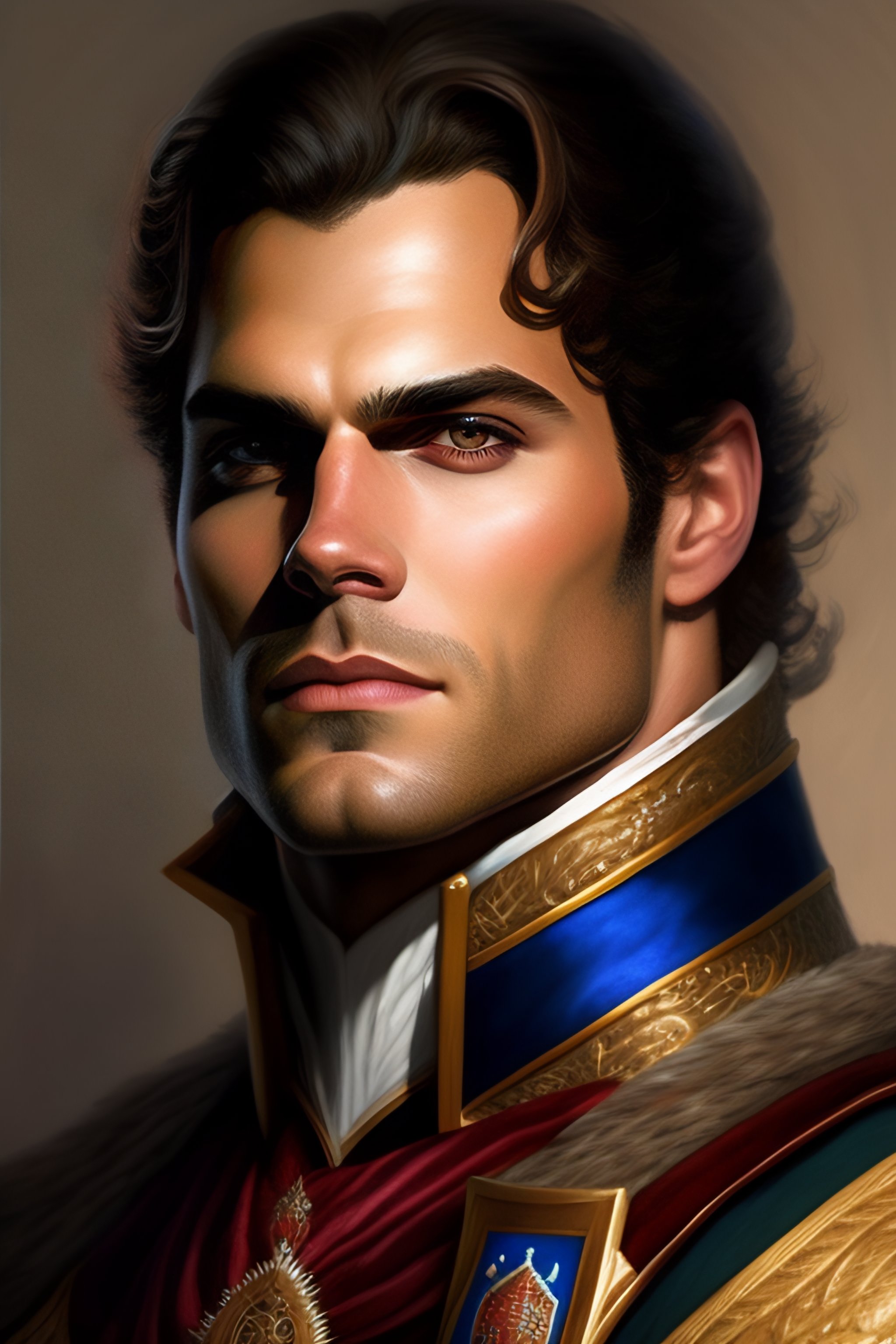 Lexica - Henry Cavill as a fantasy D&D character, heterochromia eyes ...