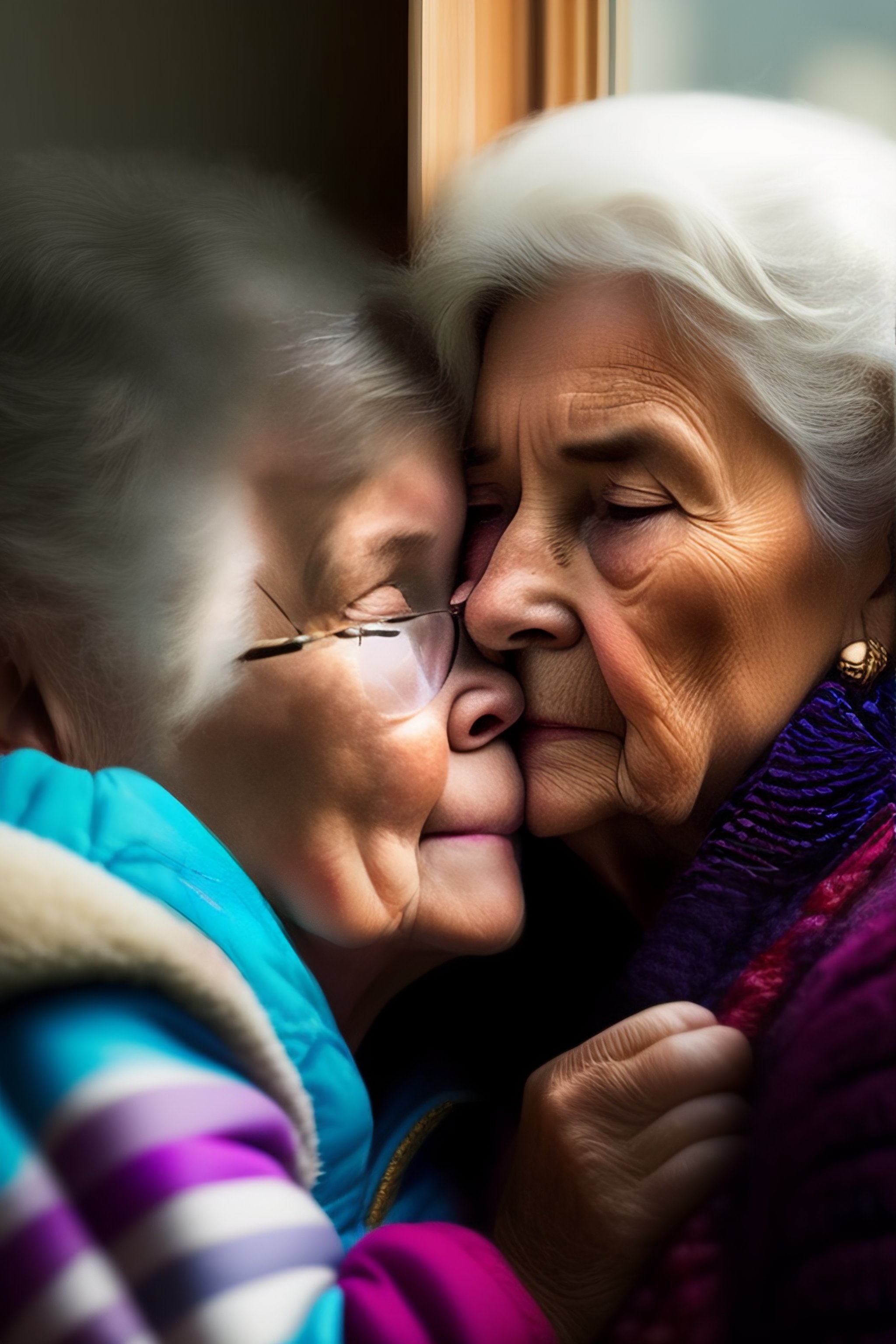 Lexica - Grandmother who says goodbye to her granddaughter because she ...