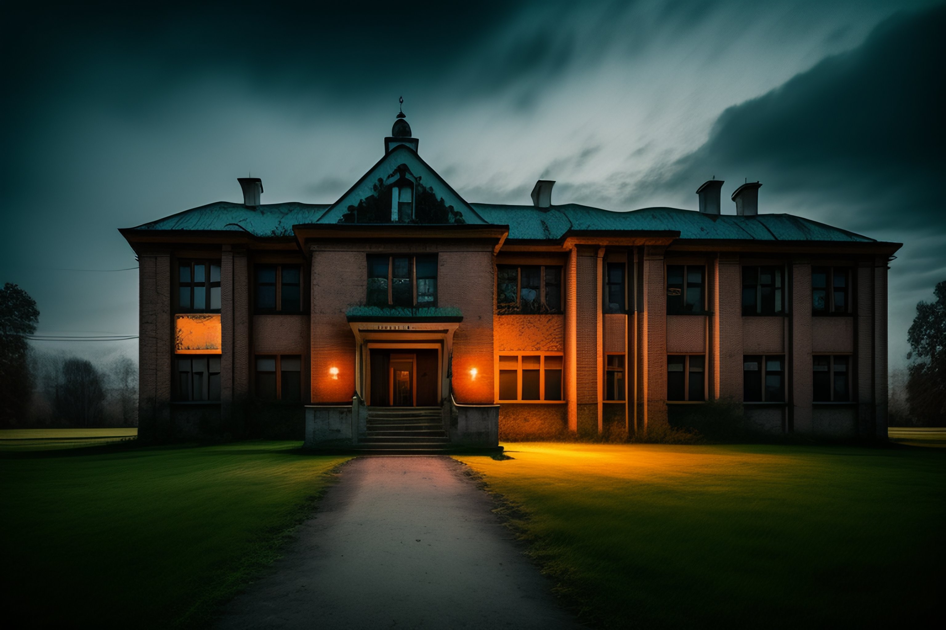 Lexica - Analog style, haunted soviet abandoned psychiatric hospital ...