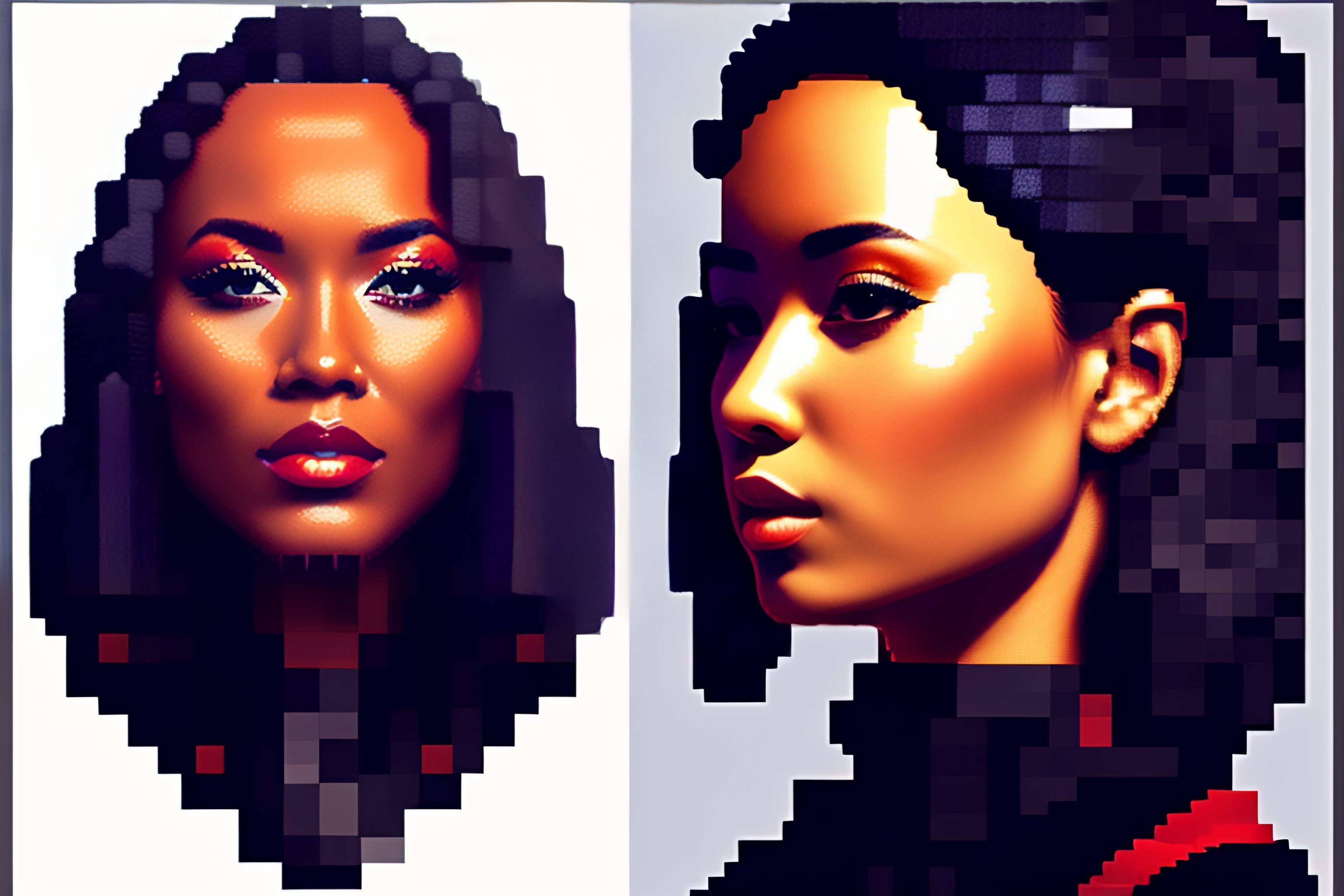 Lexica - Pixel art of an AI designer