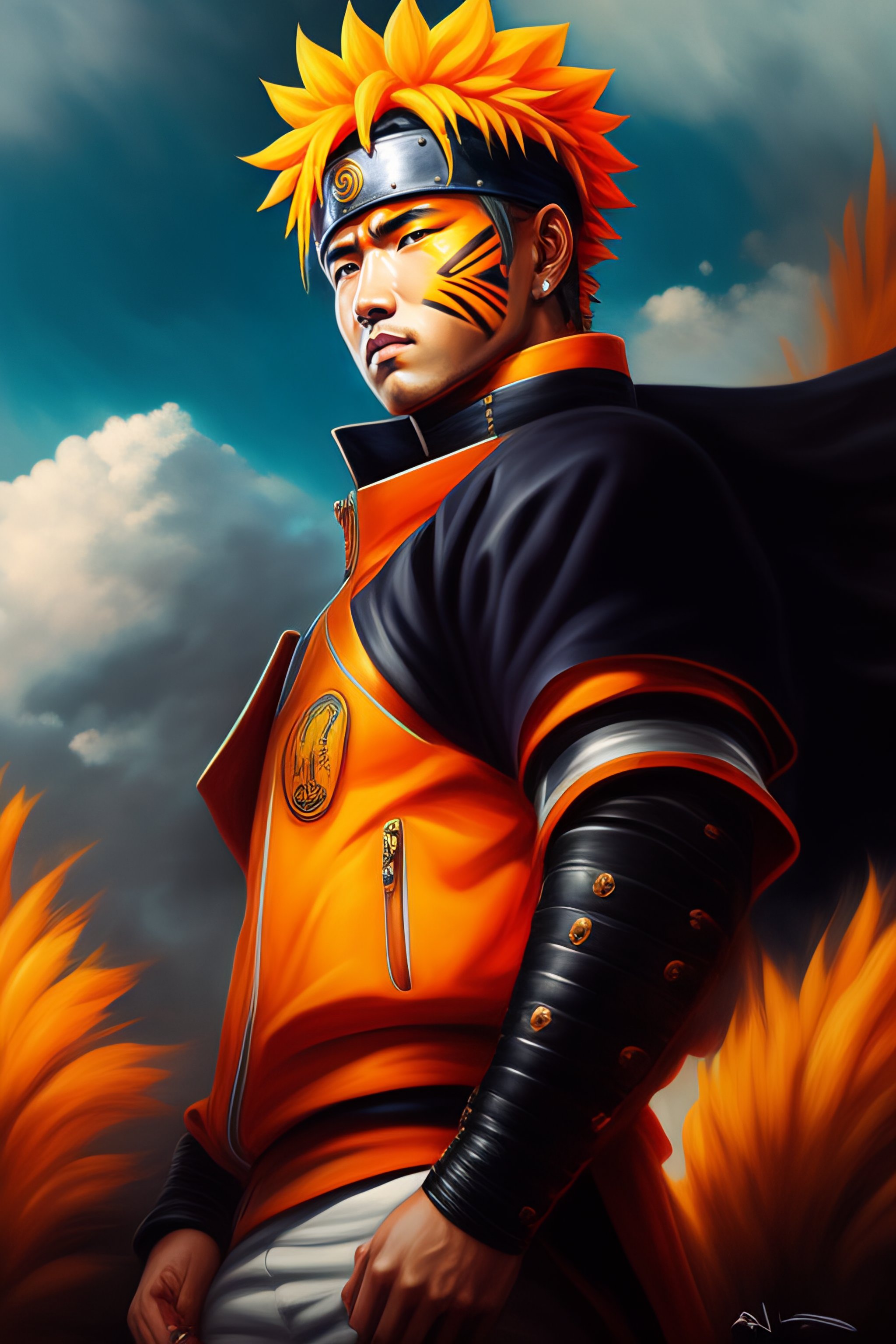 Lexica - Portrait of Naruto painted by rubens