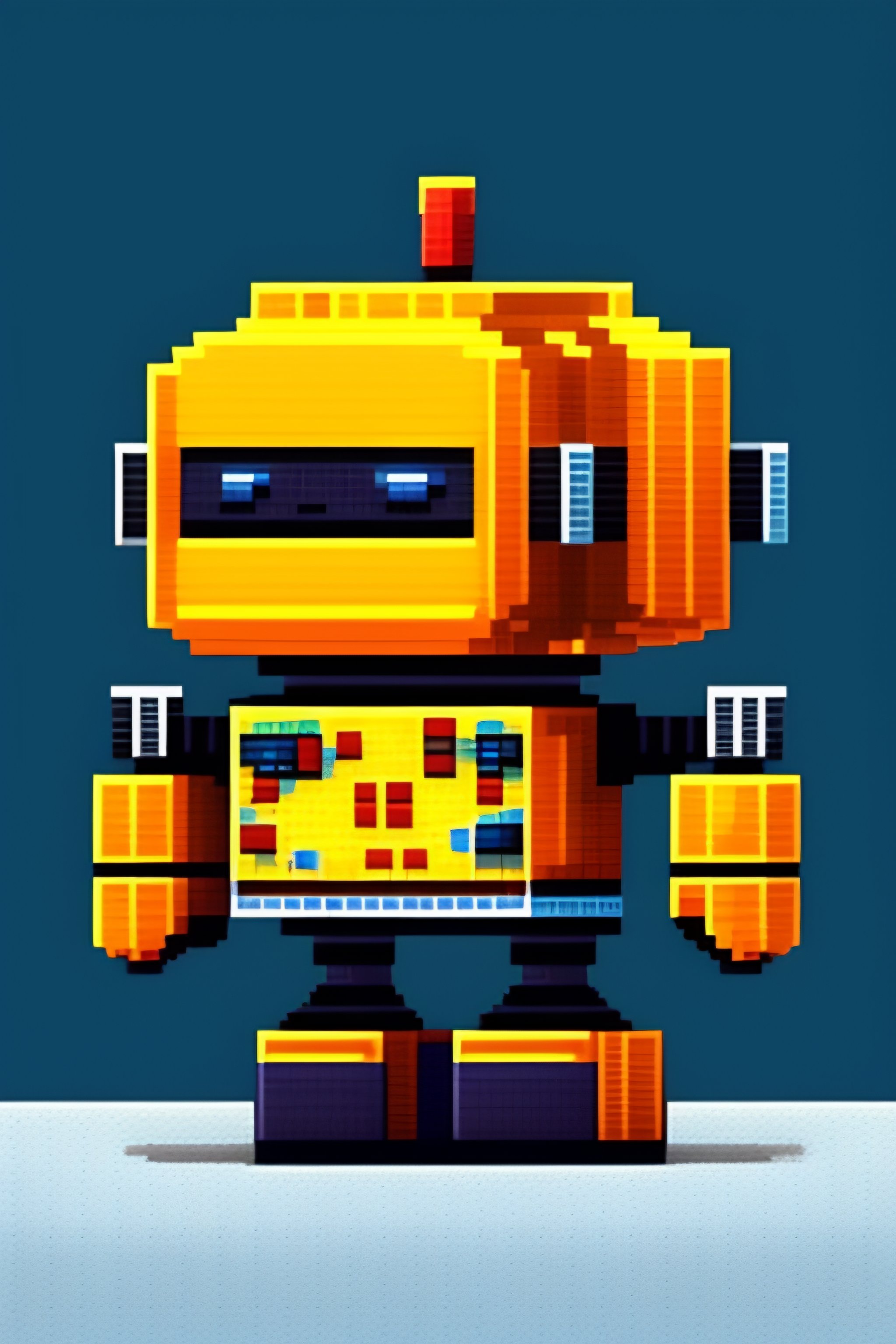 Lexica - Robot pixel art