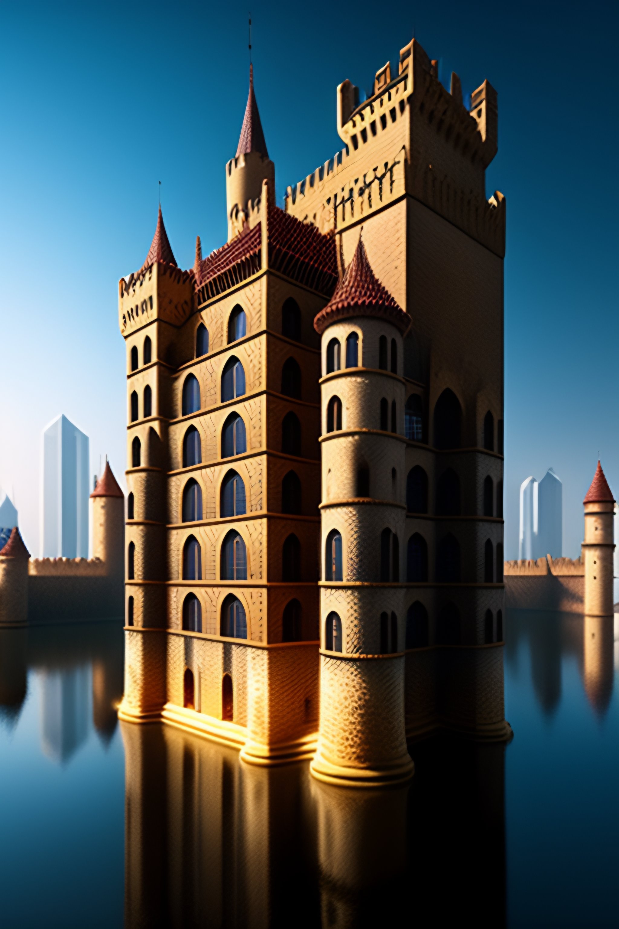 Lexica - Medieval castles built to look like a city, skyscrapers that ...