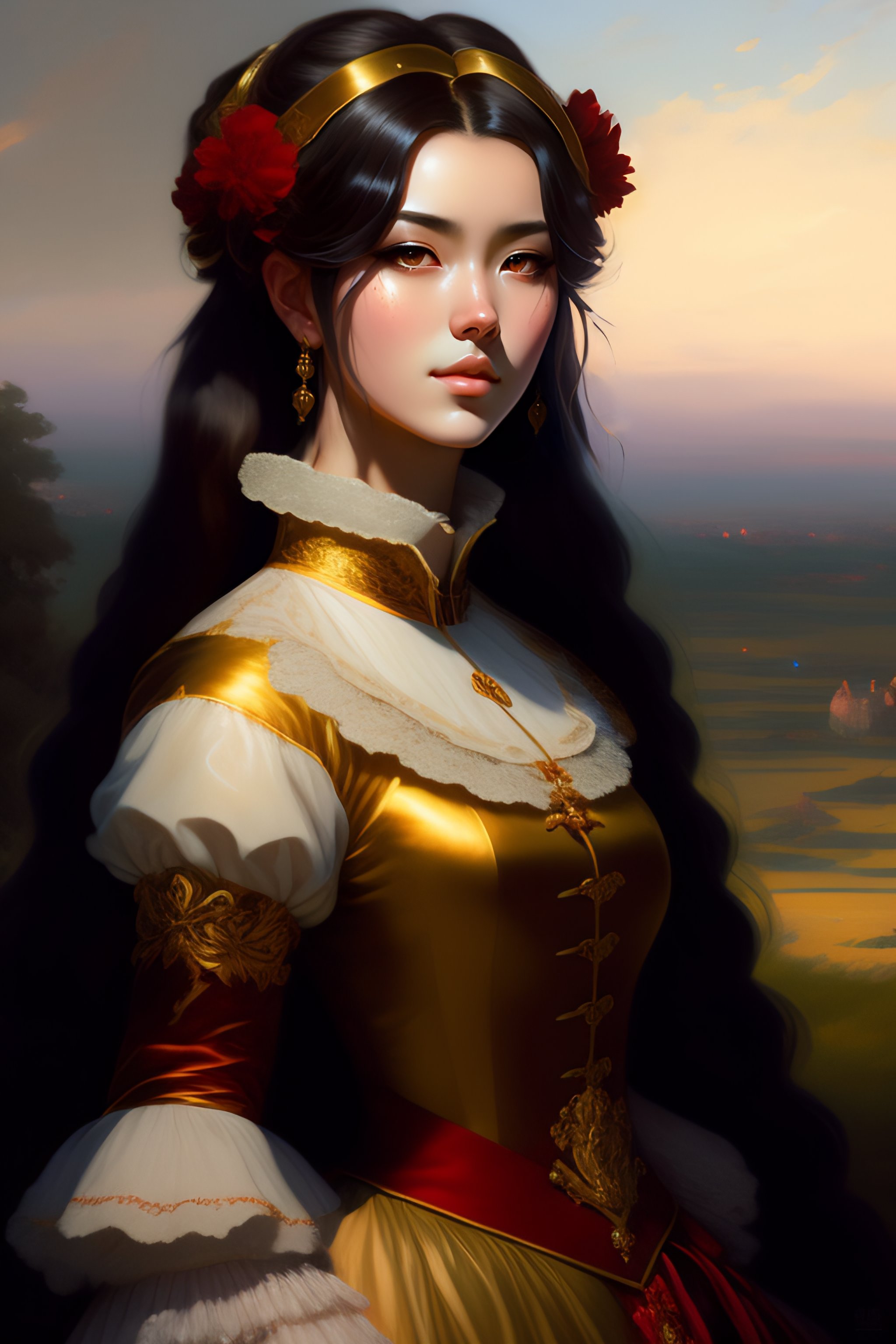 Lexica - Baroque oil painting of a ragdoll cat anime key visual full ...