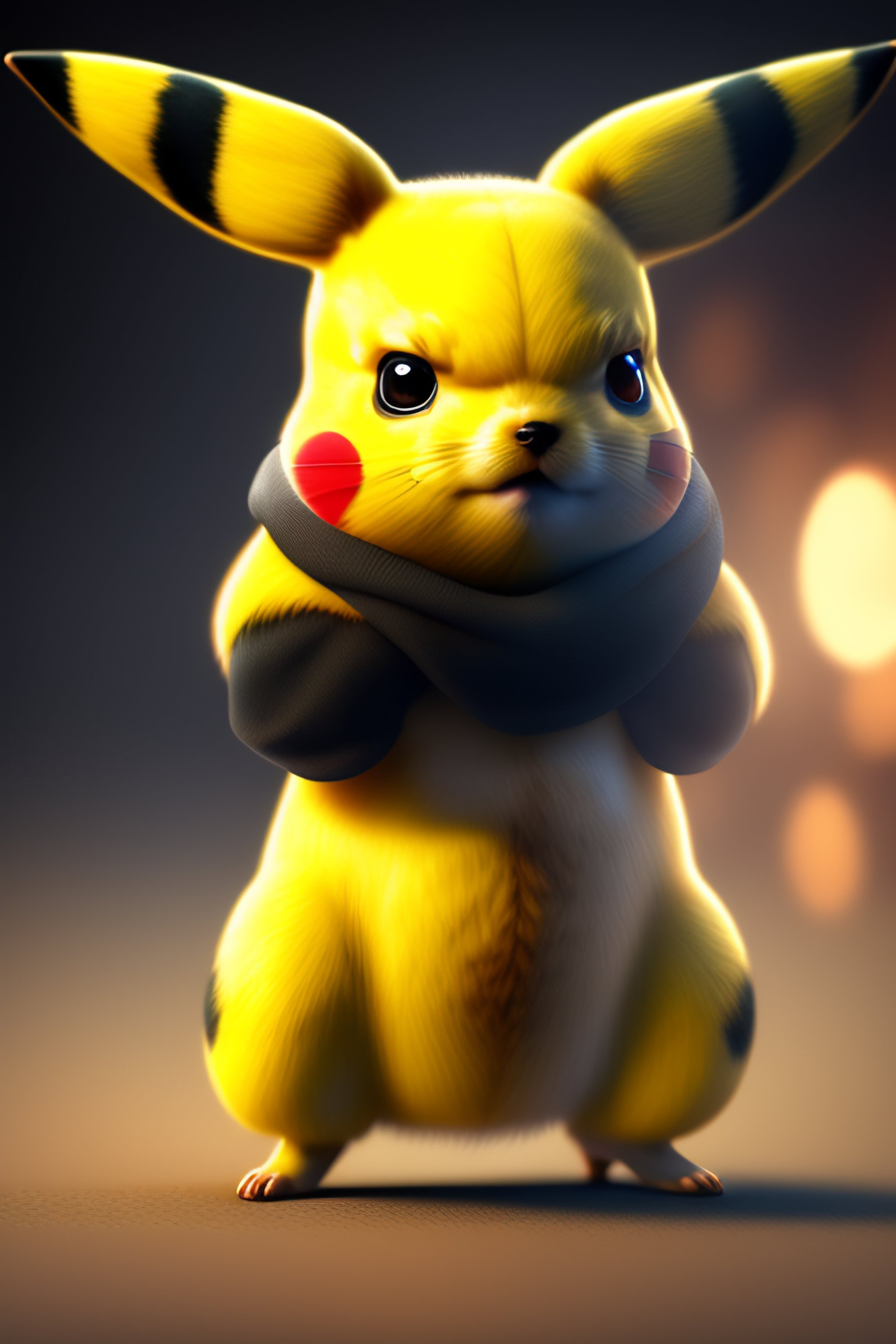 Lexica - Hyper realistic 8k pikachu