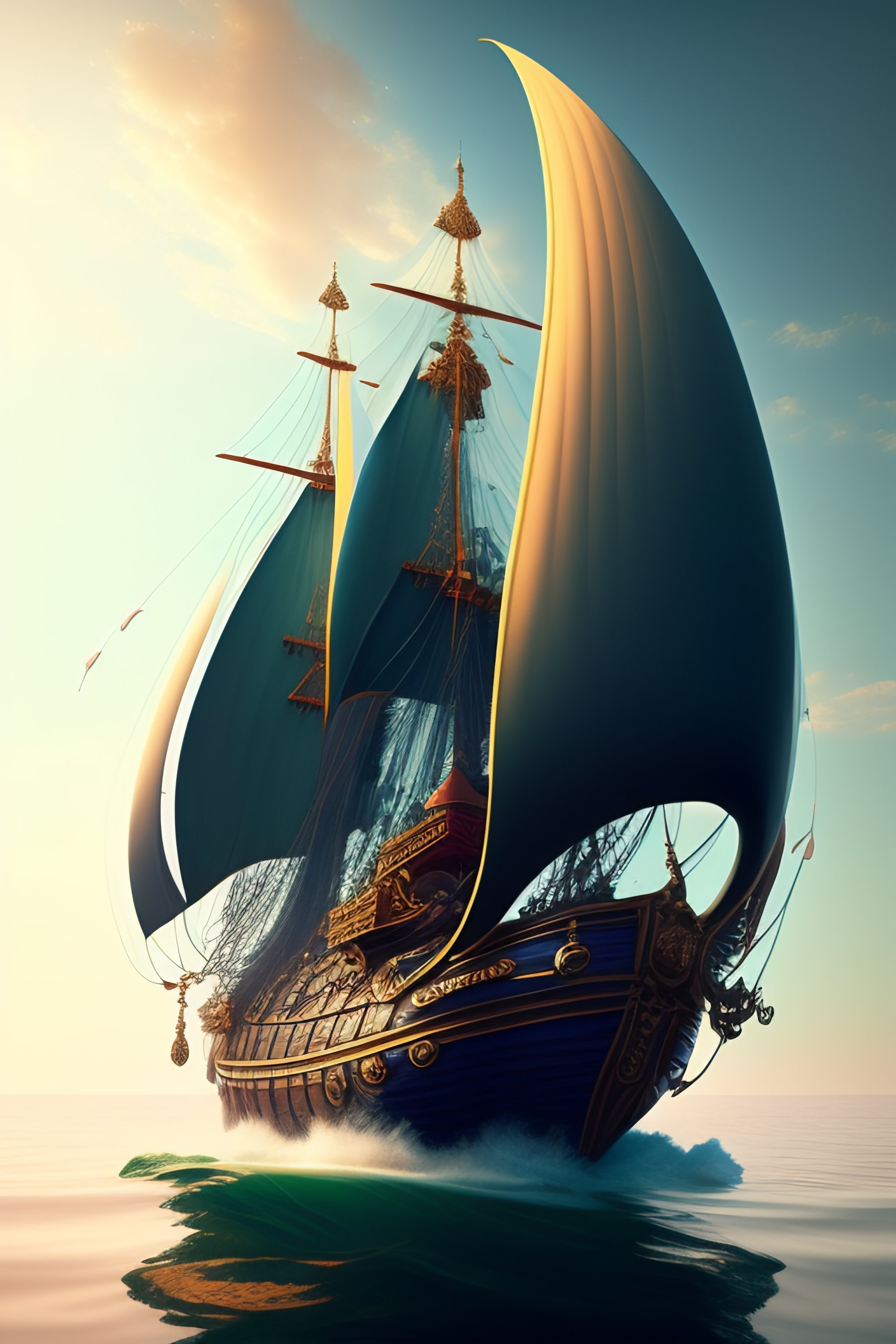 Lexica - Small pirate ship,outerspace,dragon,airship,teacup