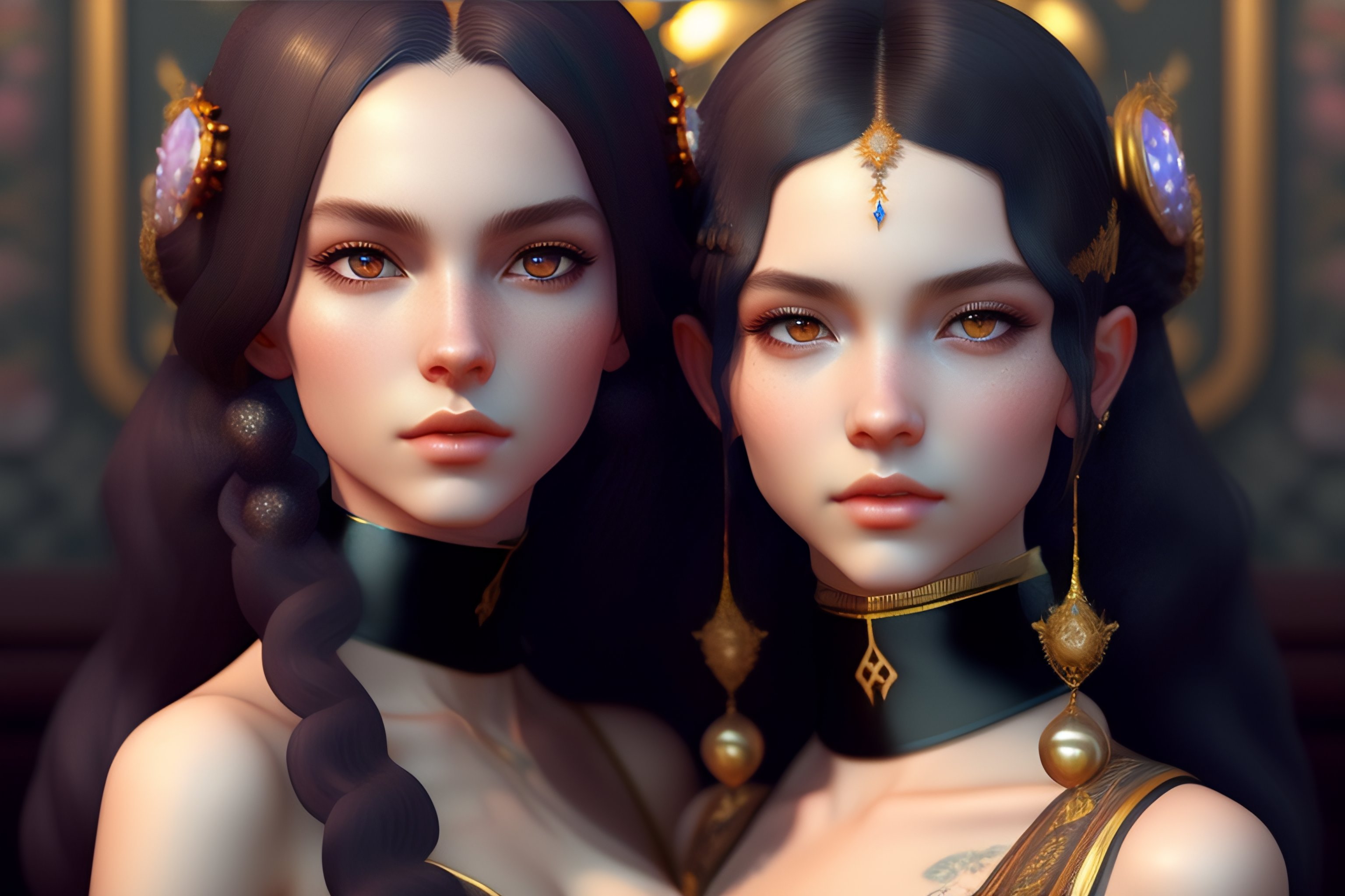 Lexica - Beautiful goth princess, very cute features, brilliant ...