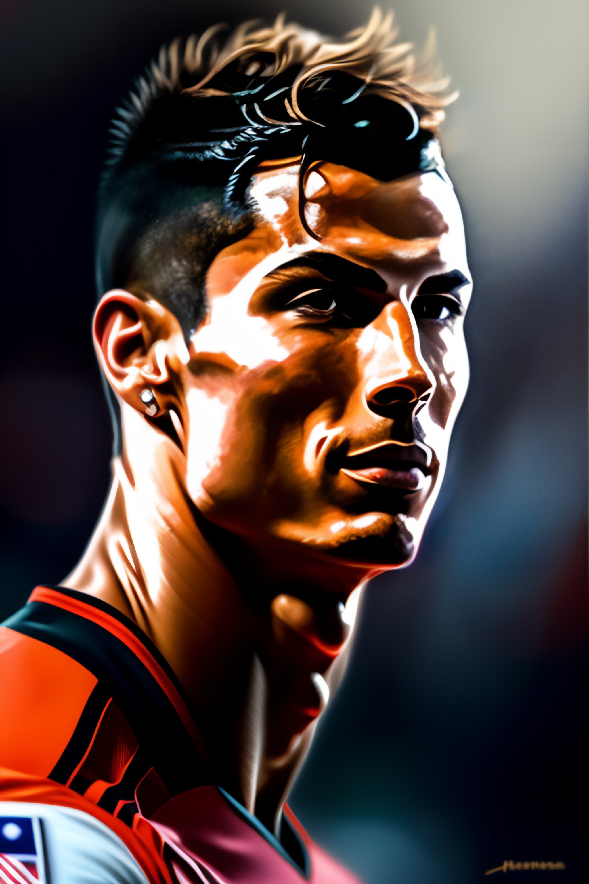 Lexica - Portrait of cristiano ronaldo