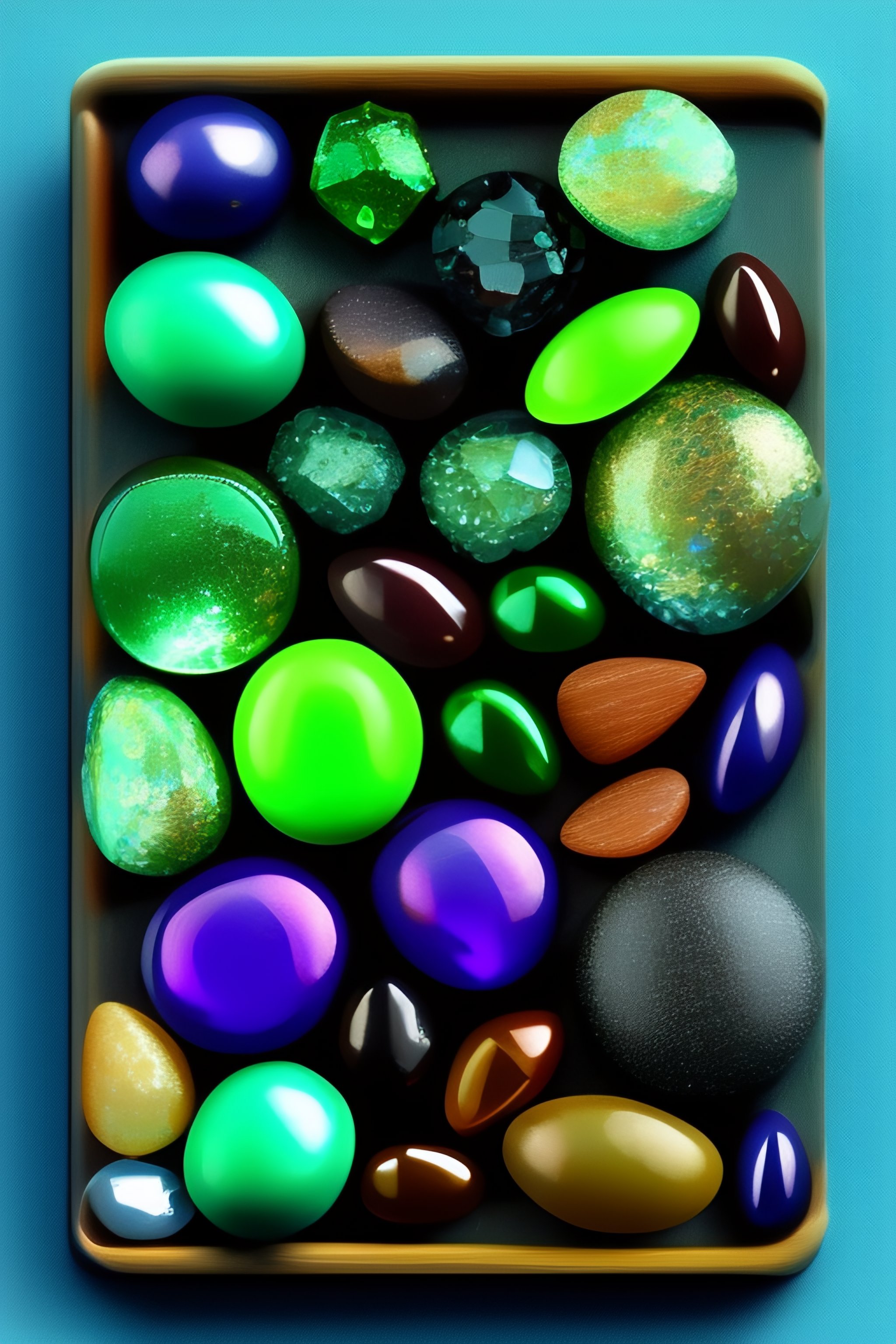 Lexica Spritesheet Gemlike Stones