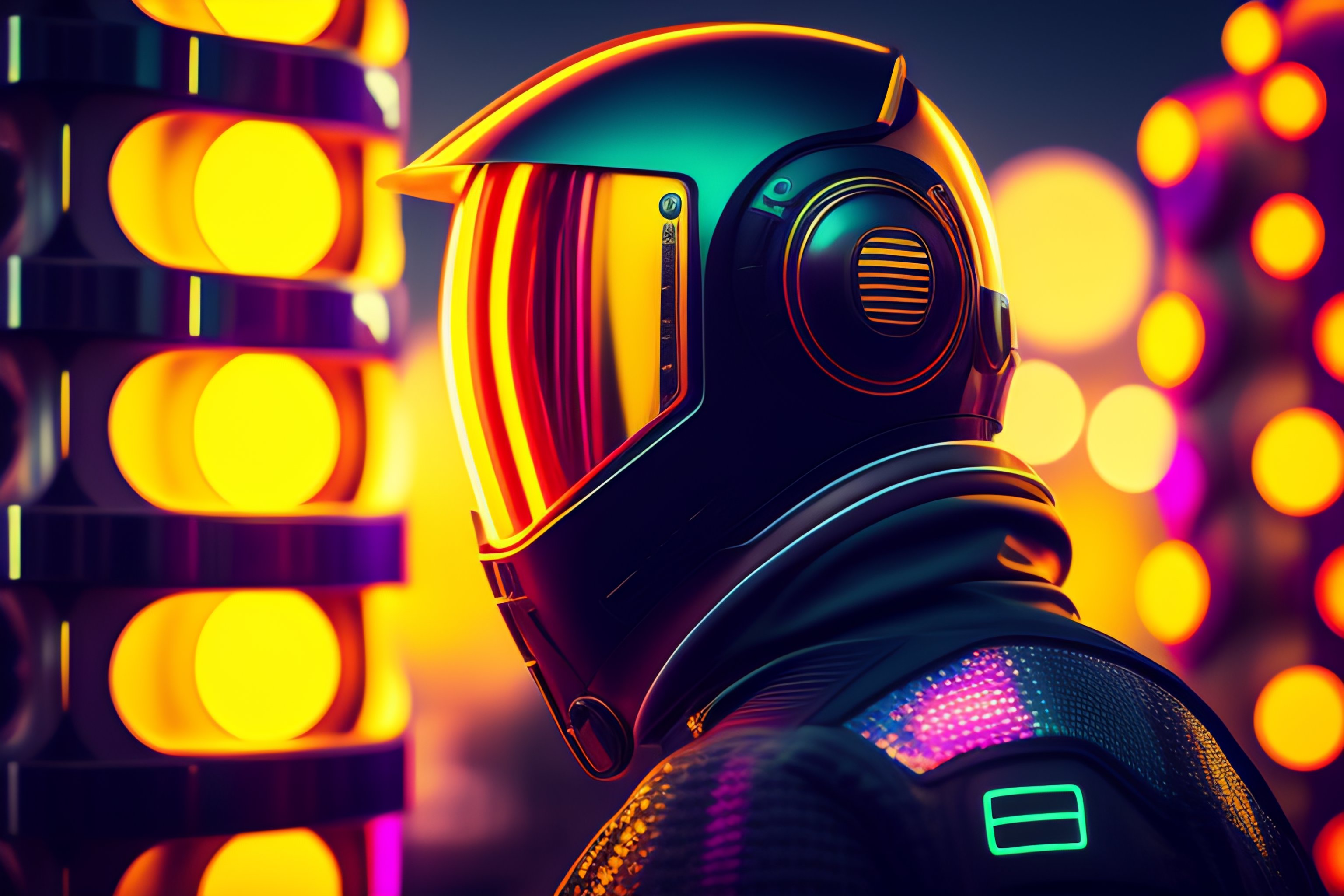 Lexica - Futuristic shapes, album cover, lsd, art, trippy, Portrait of ...