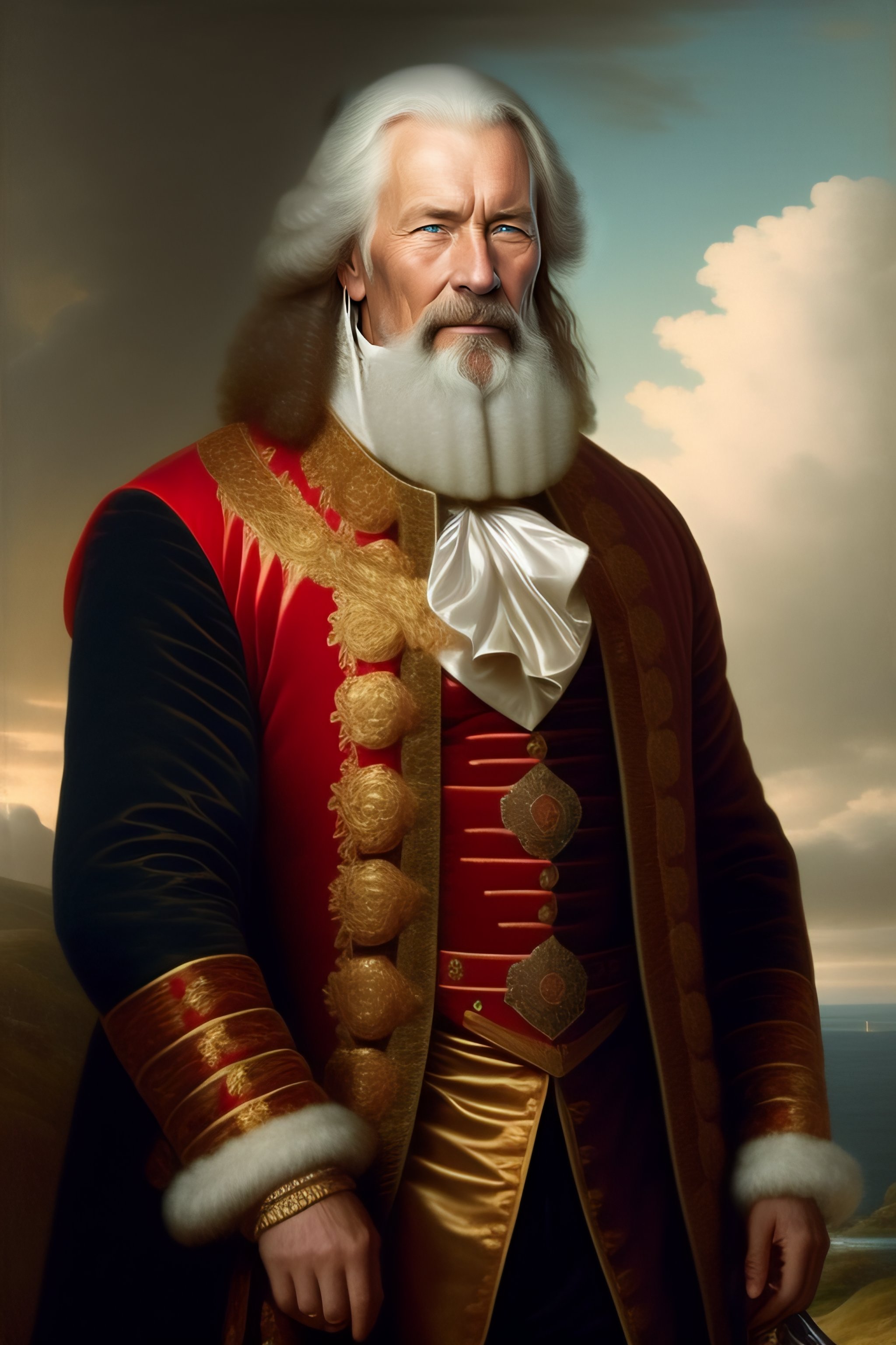 Lexica - A 50-years old scandinavian man in the year of 1700