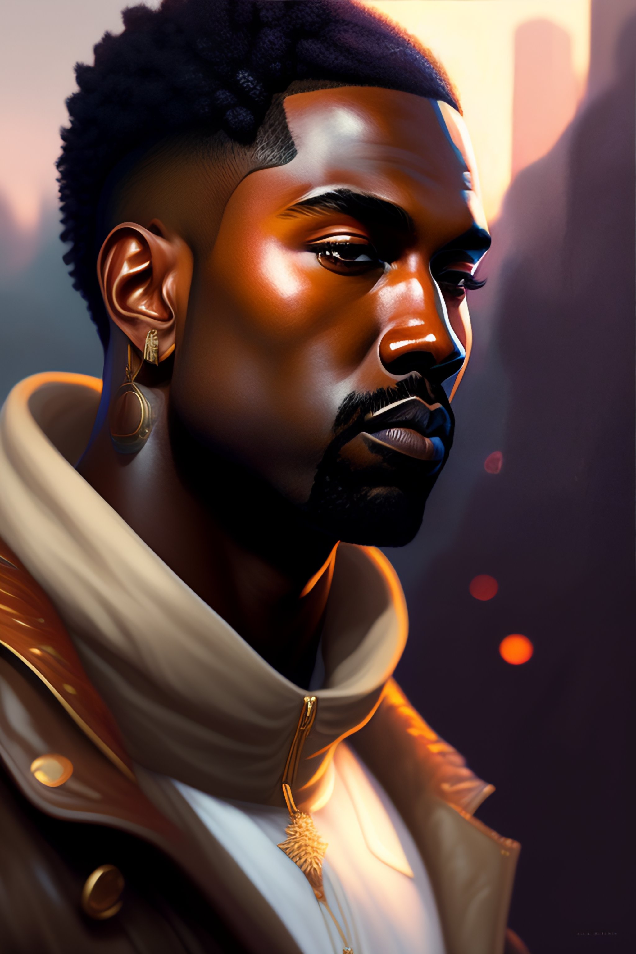 Lexica - Highly detailed portrait kanye west gta v stephen bliss unreal ...