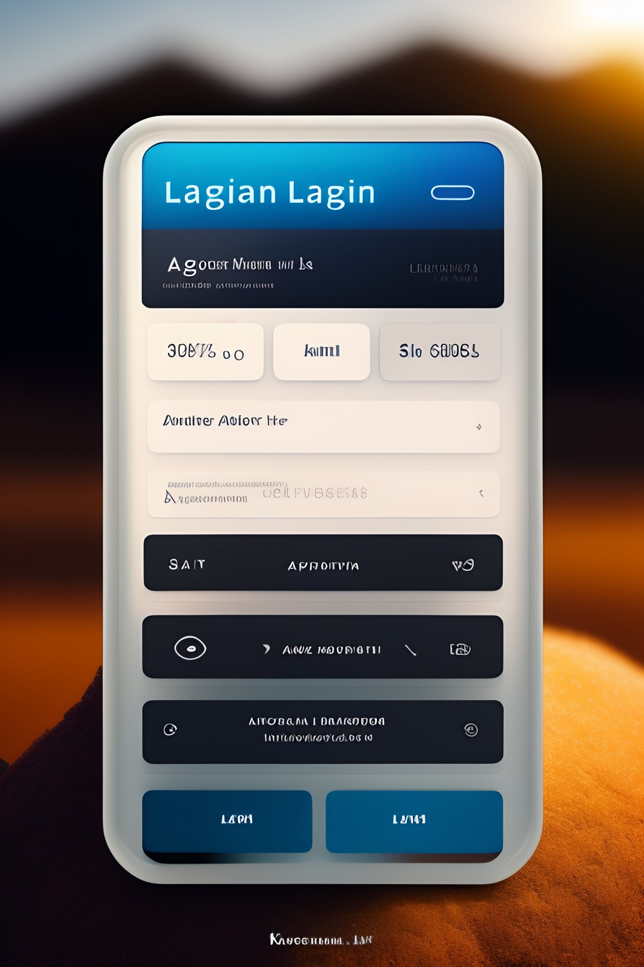 Lexica - Human image of a login component to an application