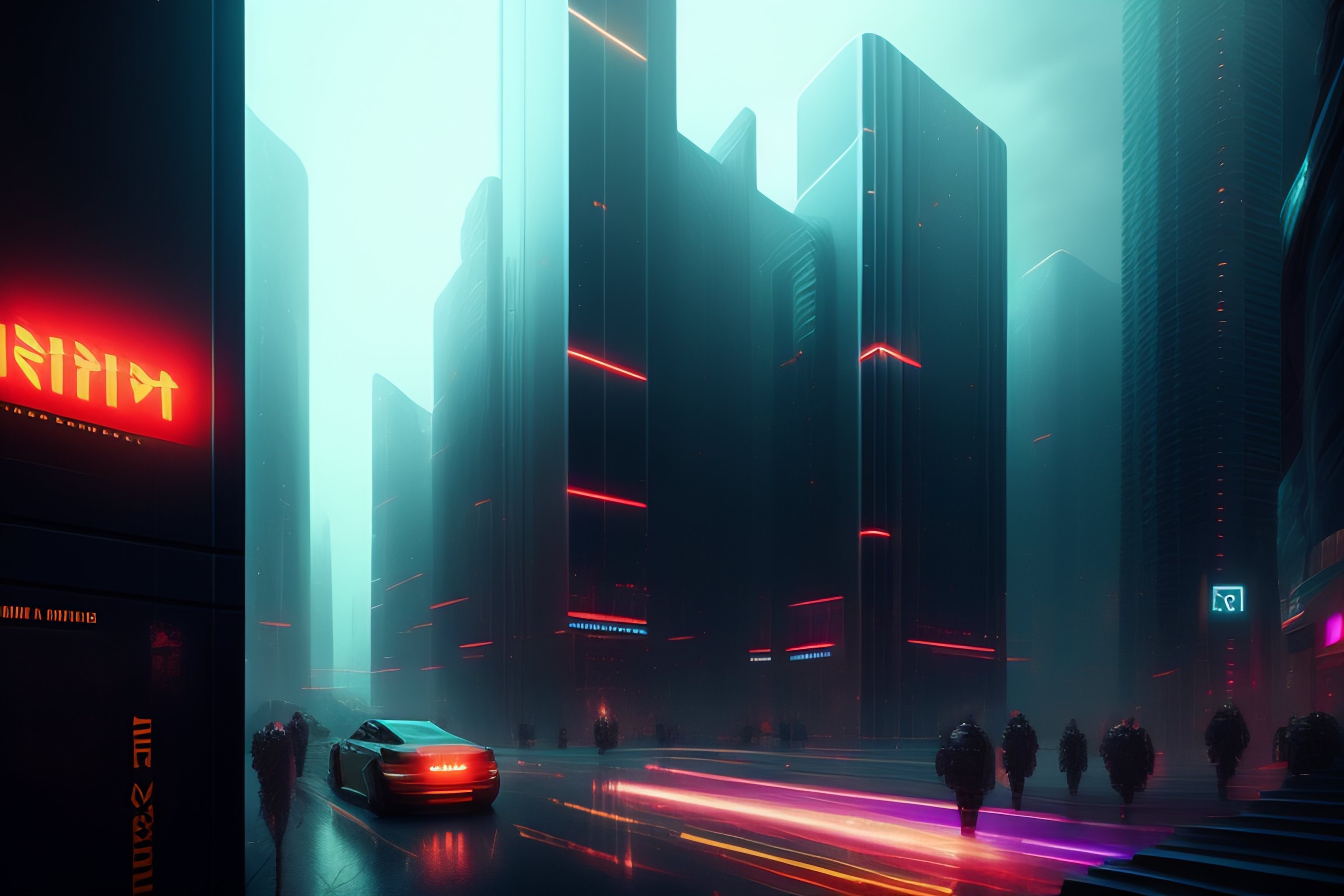 Lexica - Heist digital art cyberpunk fantasy hyper detail