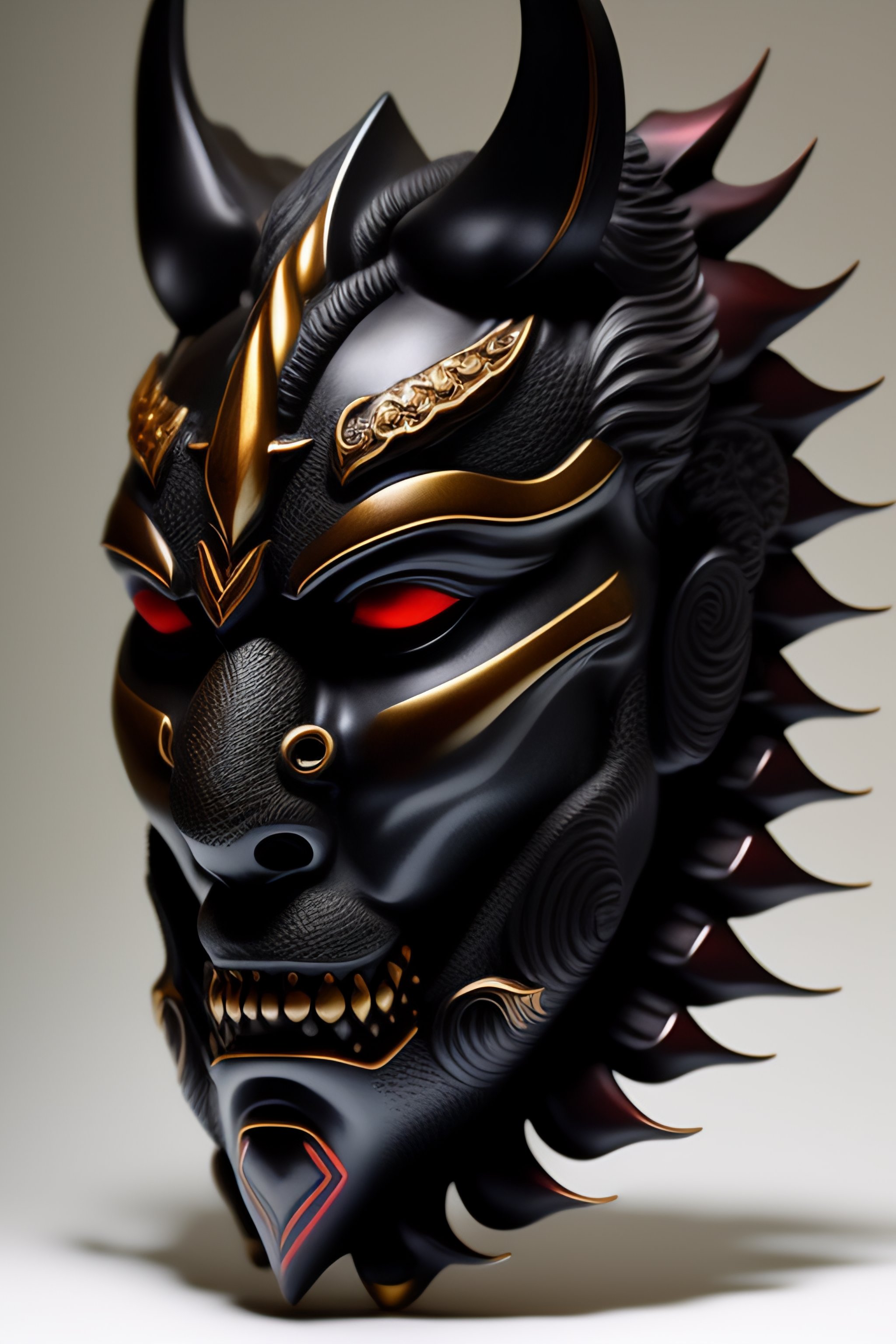 Lexica - Oni mask, cyberpunk, highly detailed beautiful organic molding ...