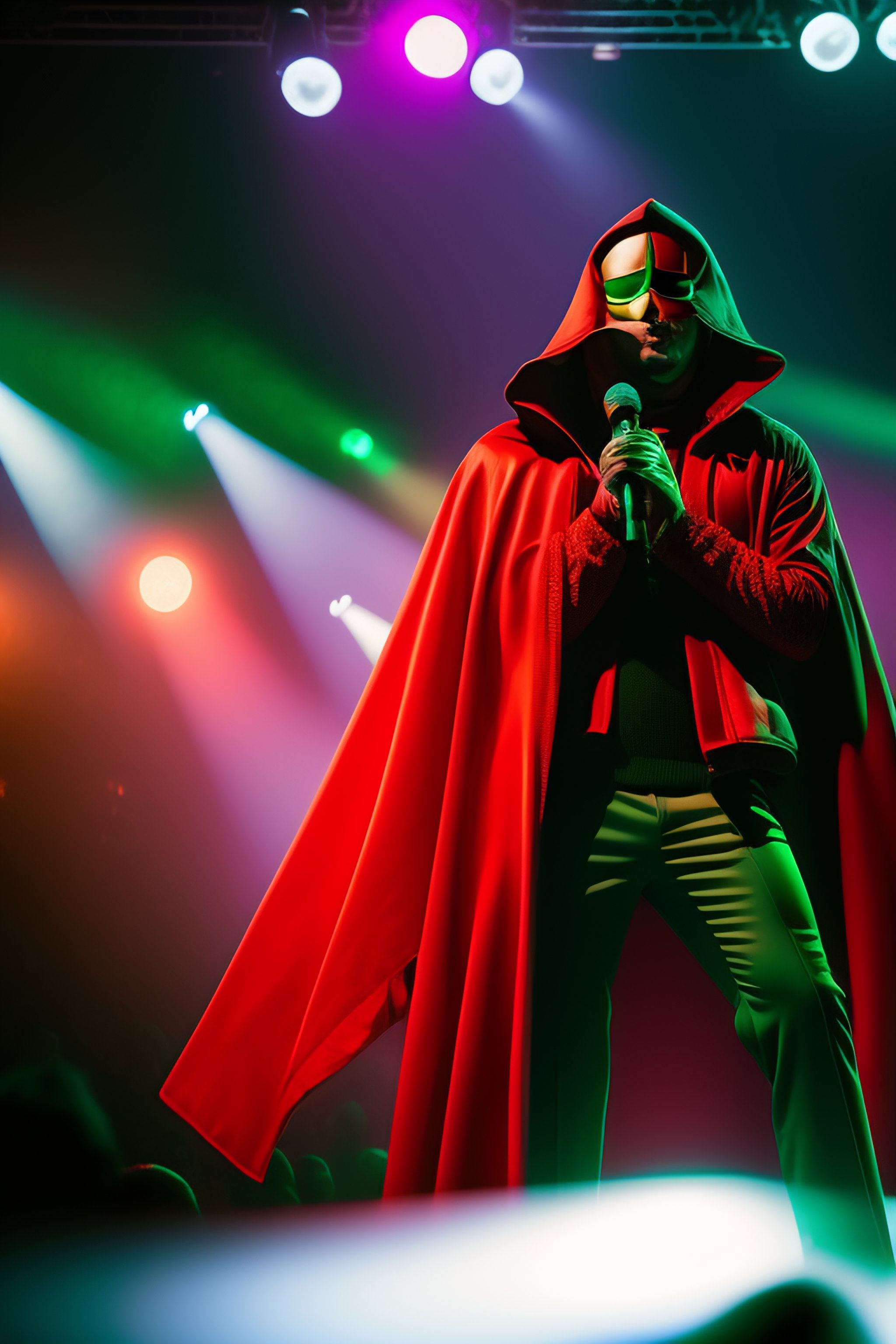 Lexica - The standup comedy comedian superhero masked by gottfried ...