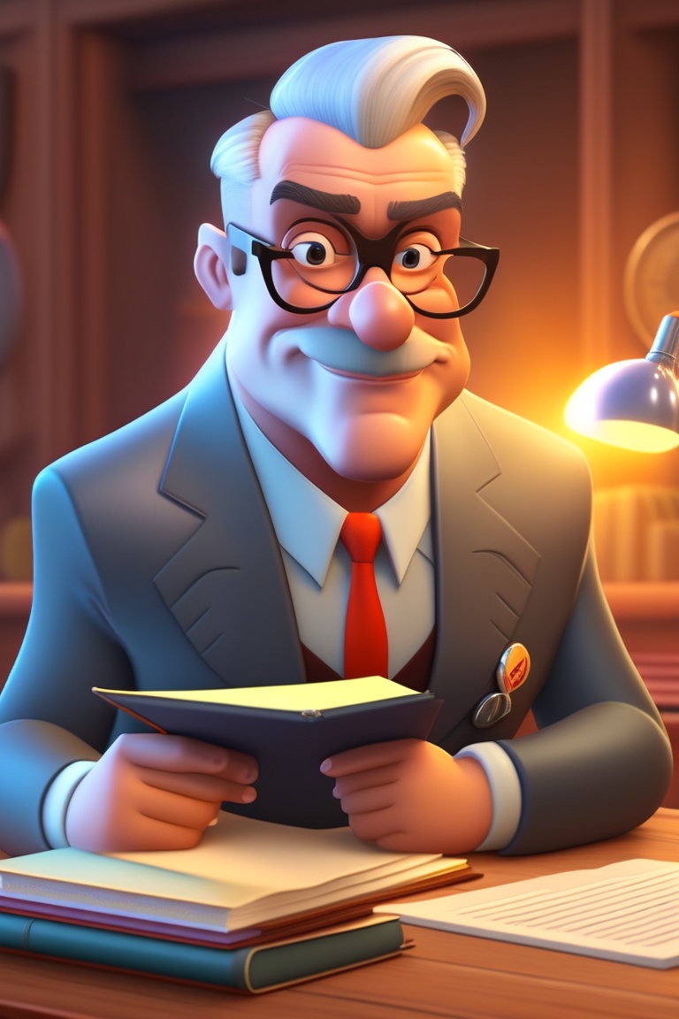 Lexica - Bill wilson Character , 3d cartoon style, 8k, beautiful, all ...