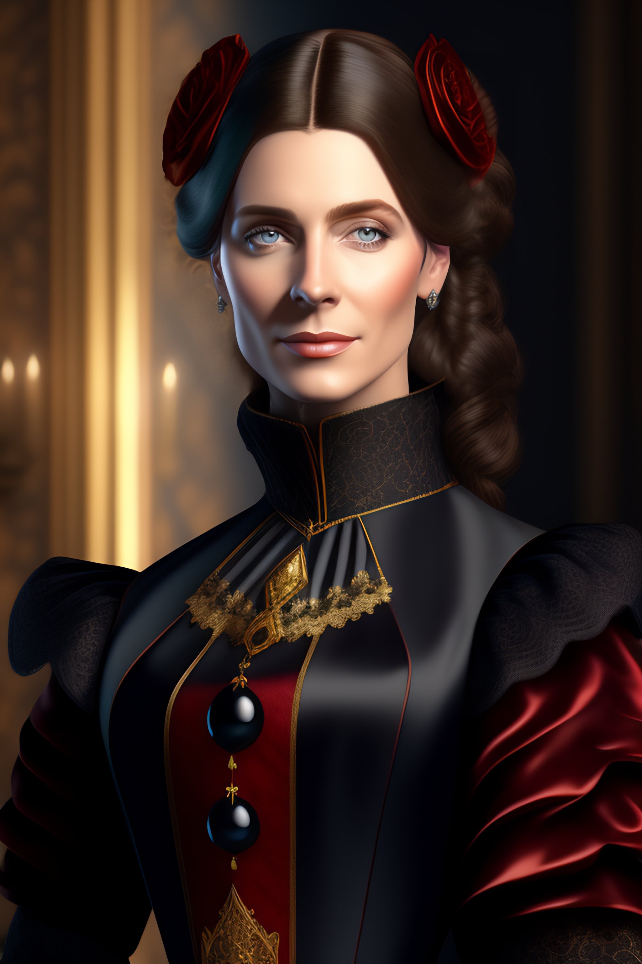 Lexica - Bill Gates posing in gothic victorian dress, artstation ...