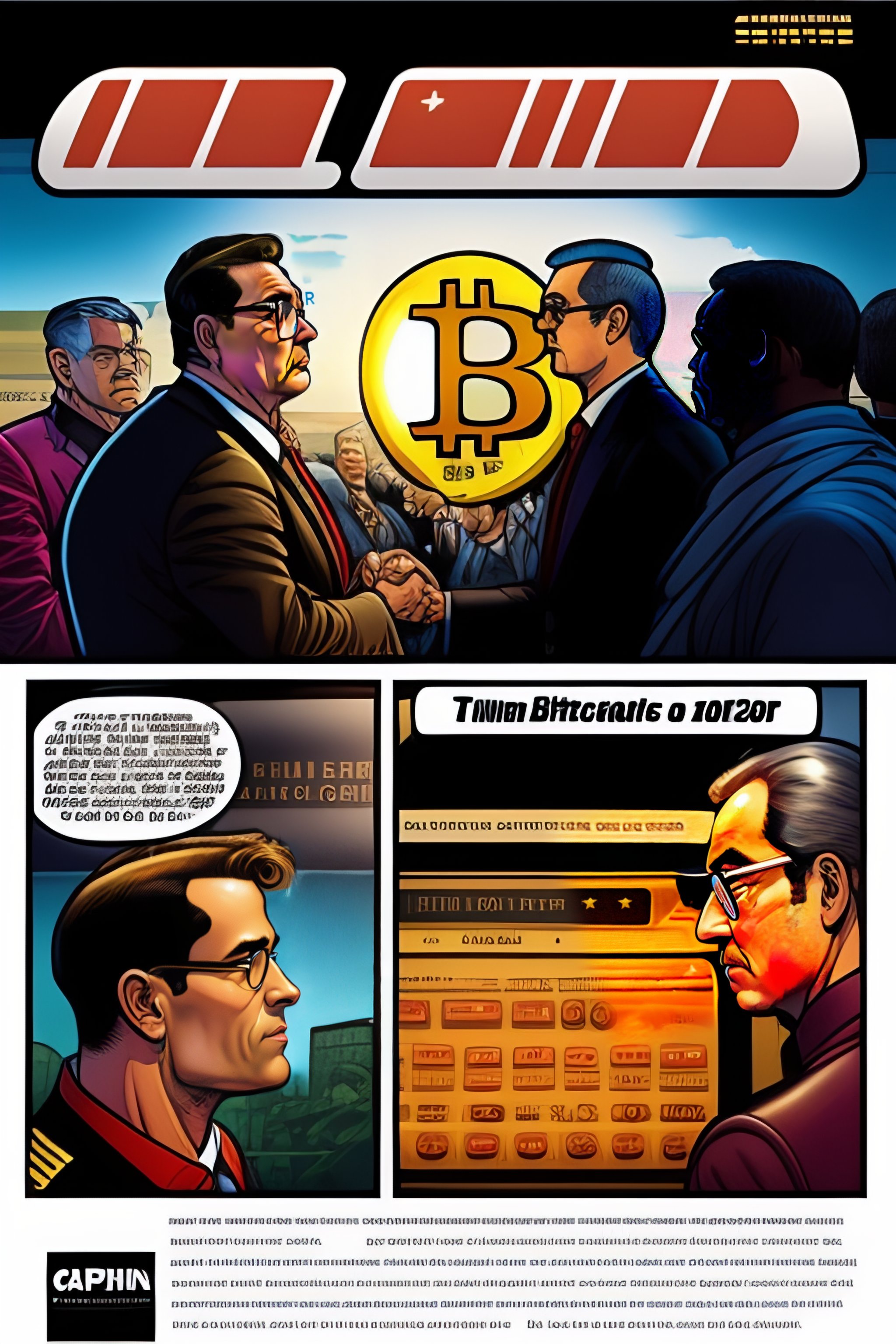 Lexica - Capitan, bitcoin, comic, futuro,