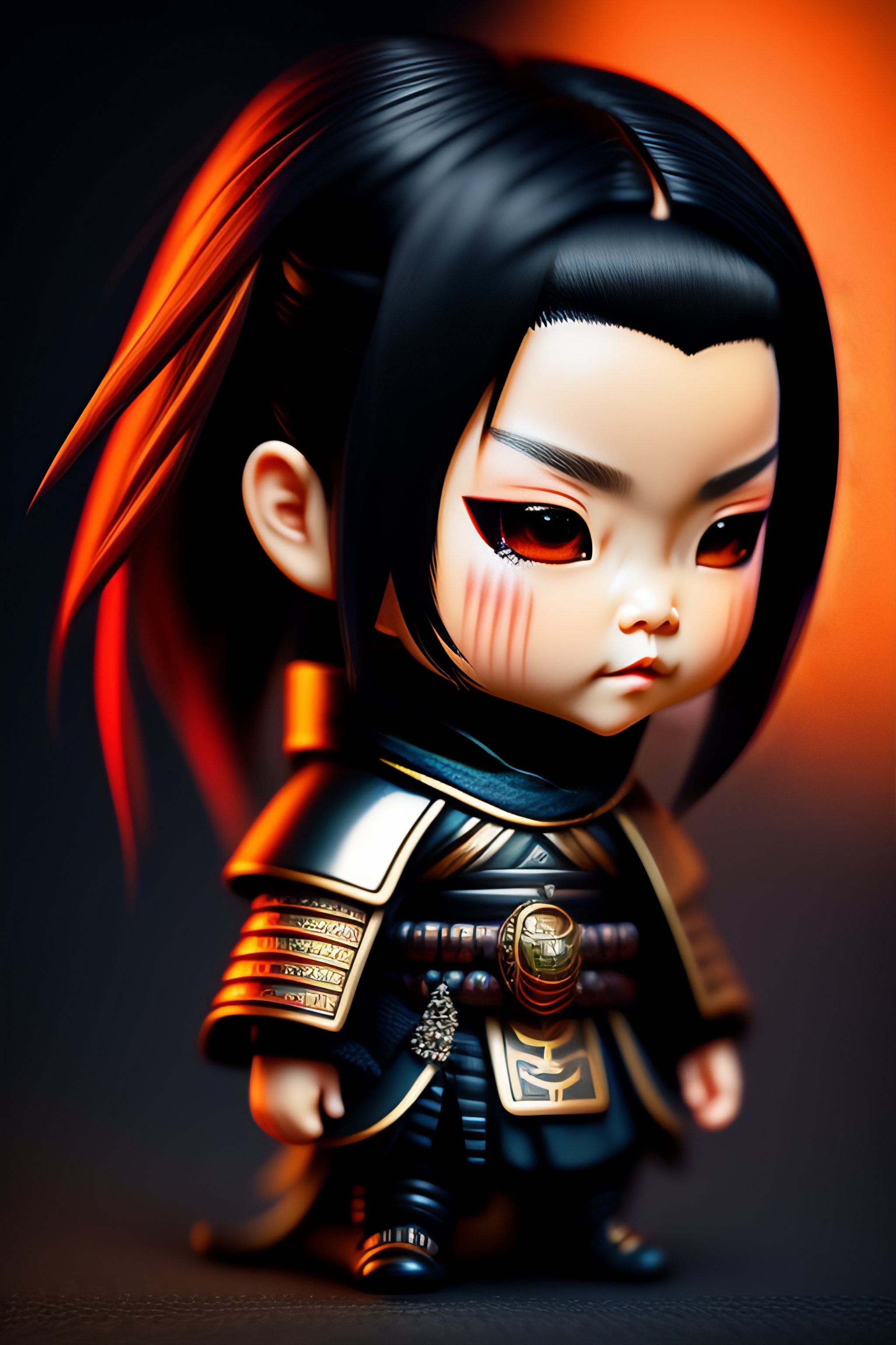 Lexica - Cyberpunk samurai chibi, cinematic lighting, horror, ultra ...