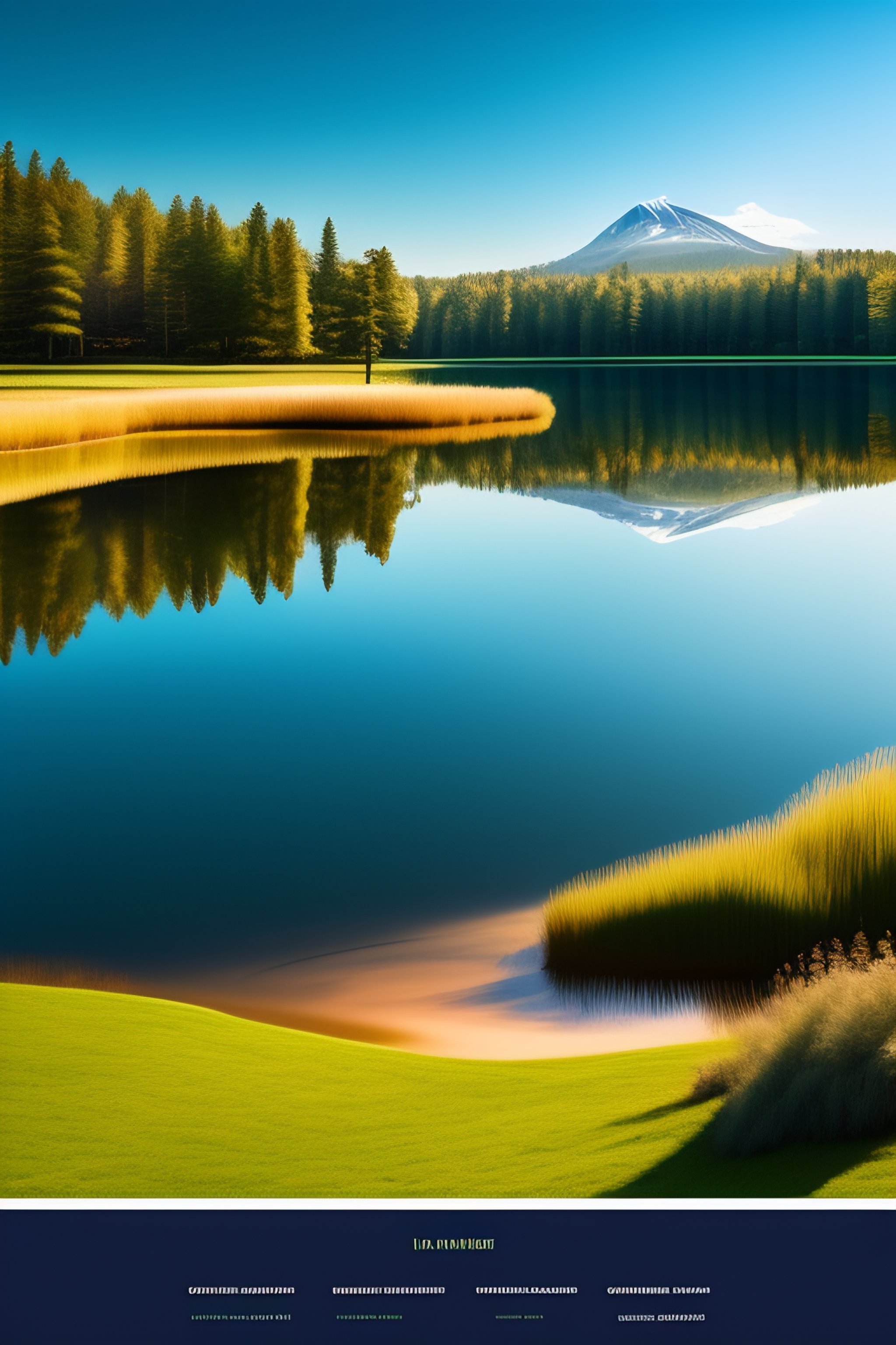 Lexica - Fishing lake website design concept