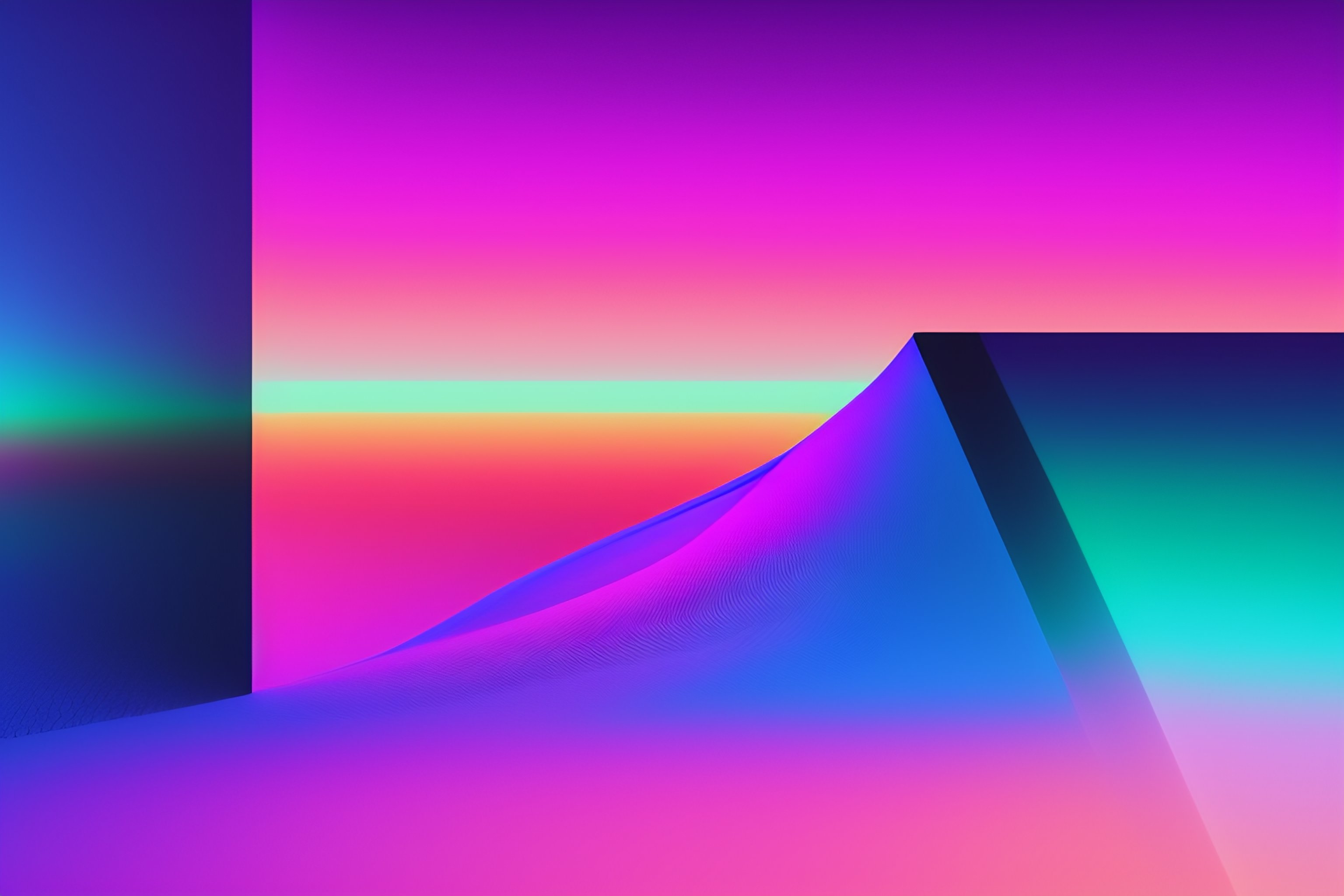 Lexica - Vaporware wave gradient, featured on behance